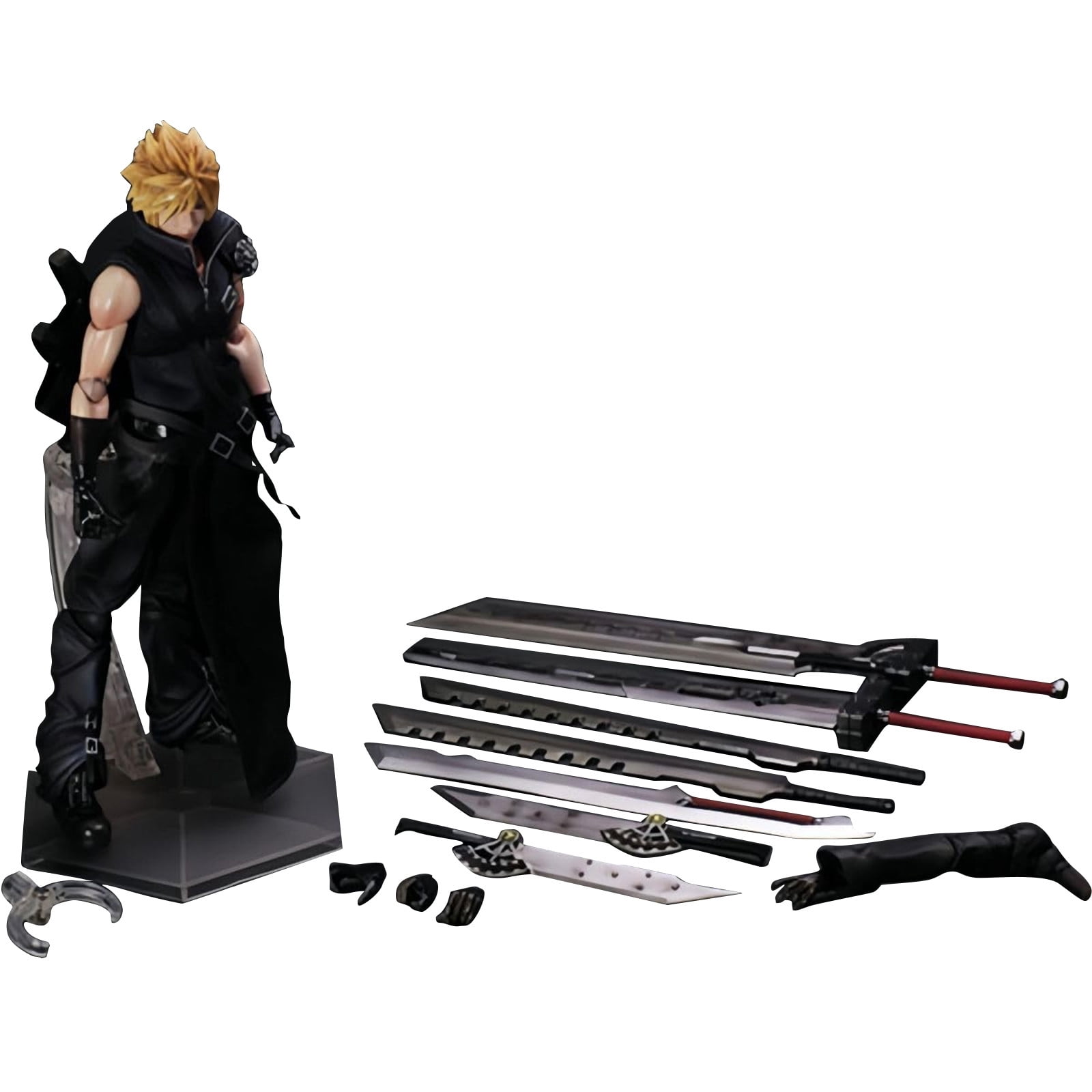 Final Fantasy VII Cloud Strife Action Figures - 10.6 inches, Final ...