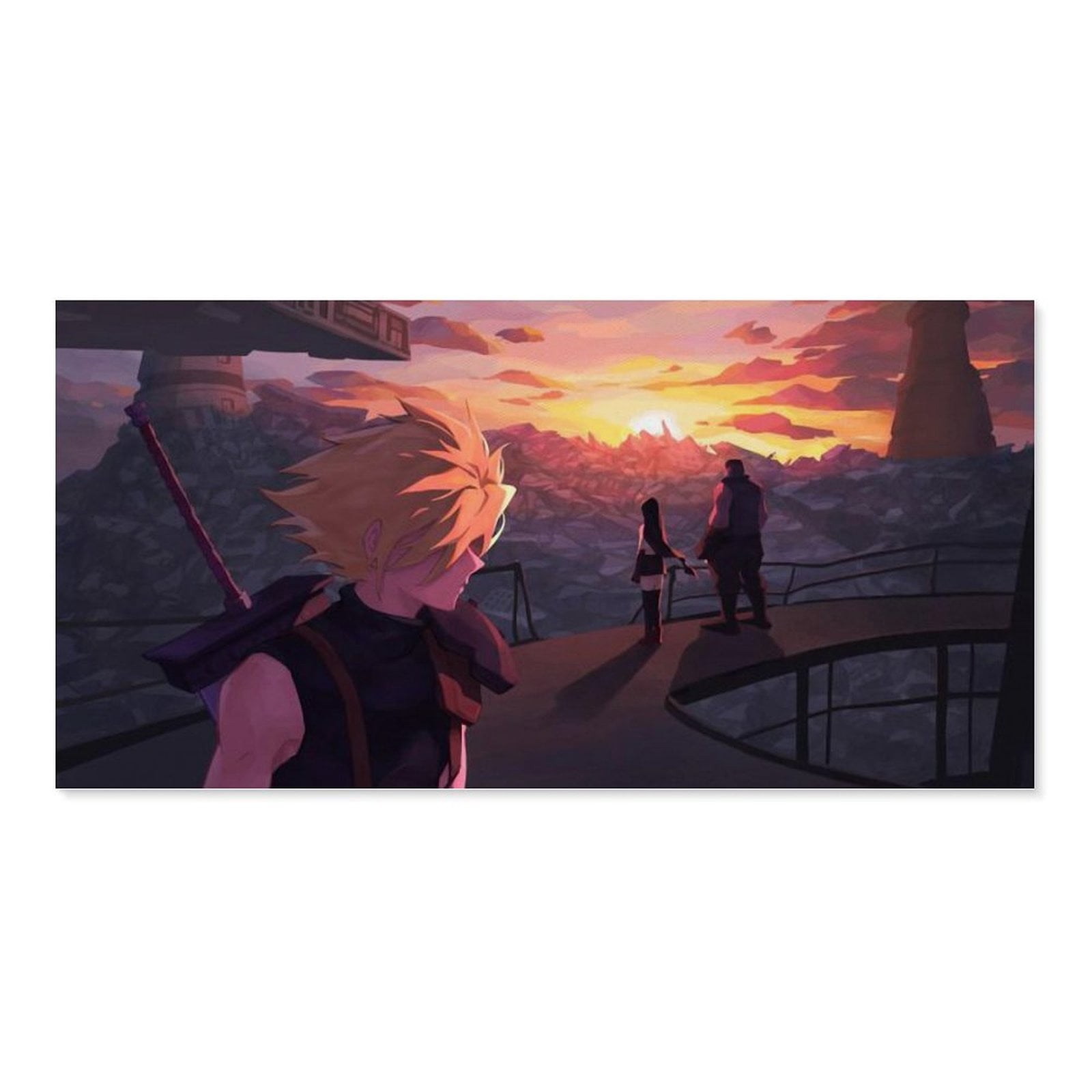 Final Fantasy VII Poster Canvas Painting Creativity Poster for Living ...