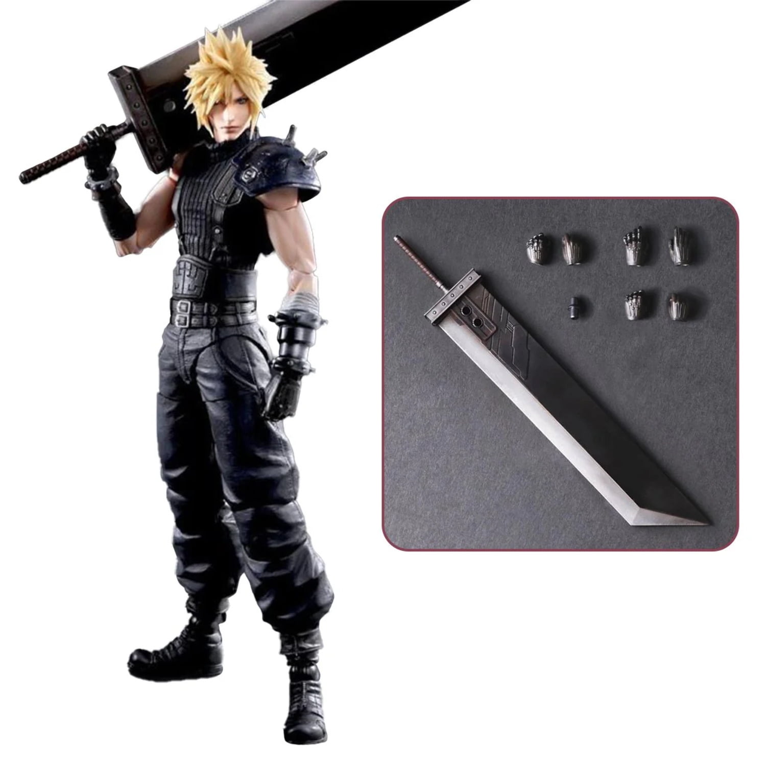 Final Fantasy VII Remake Cloud Strife PAK Action Figure - Walmart.com