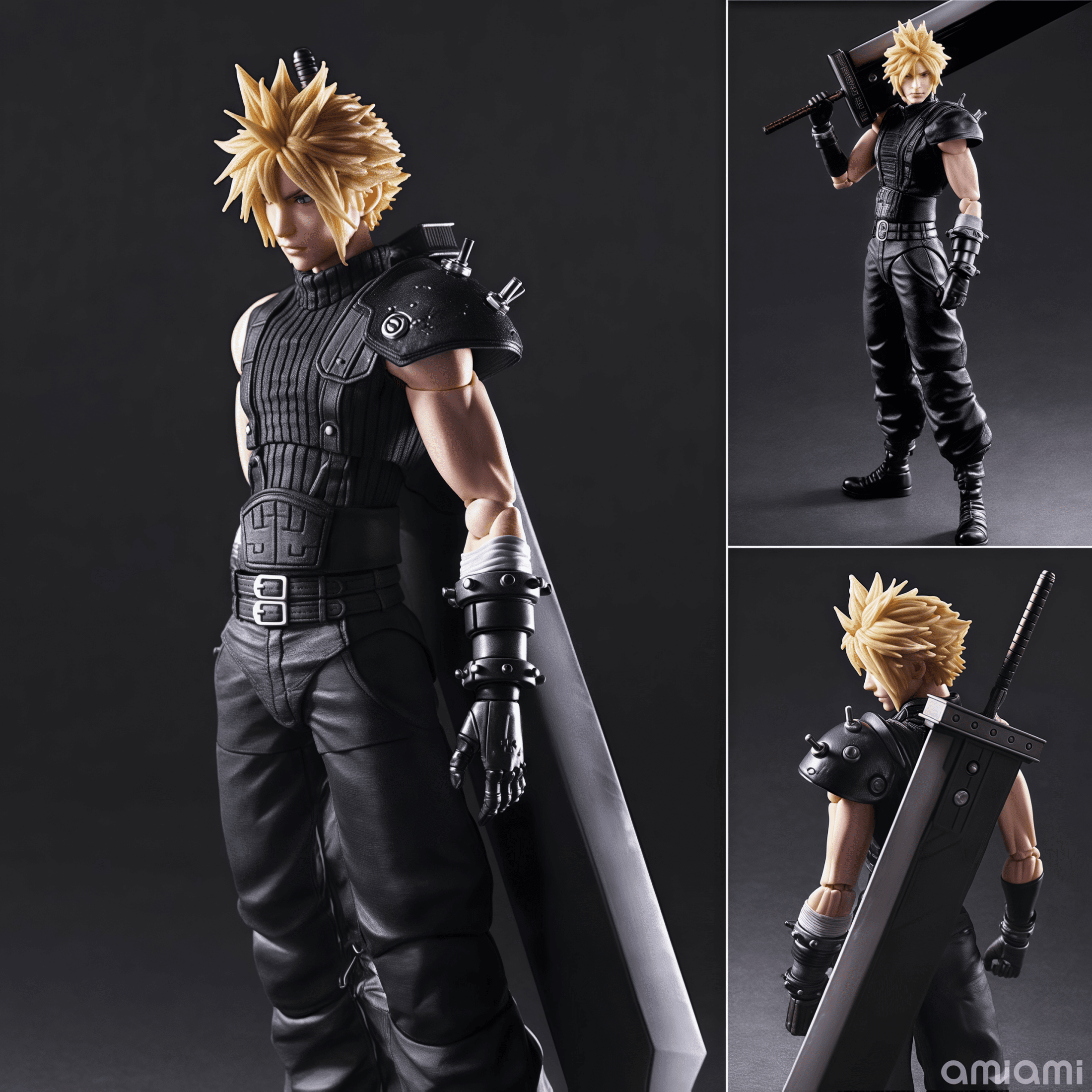 Final Fantasy VII Remake Cloud Strife Ver.2 Action Figure - 7" Poseable ...