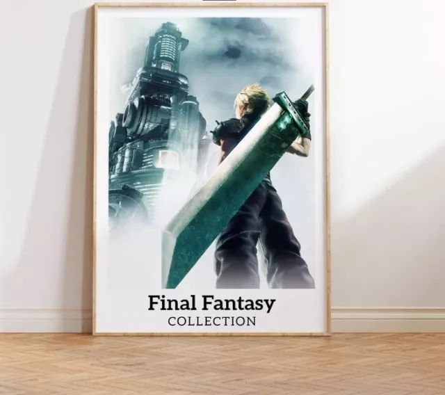 Final Fantasy Vii Game Poster, Classic Rpg Game Art Print 7 NO FRAMED ...