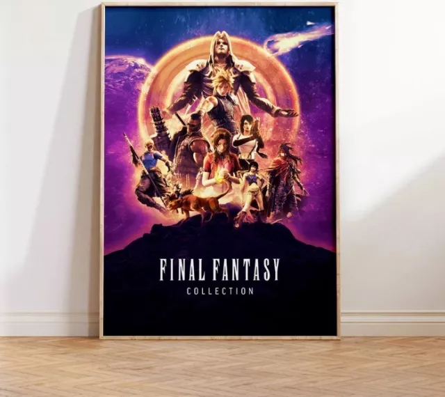 Final Fantasy Vii Game Poster, Classic Rpg Game Art Print 8 NO FRAMED ...