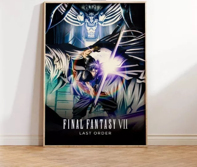 Final Fantasy Vii Game Poster, Classic Rpg Game Art Print 9 NO FRAMED ...