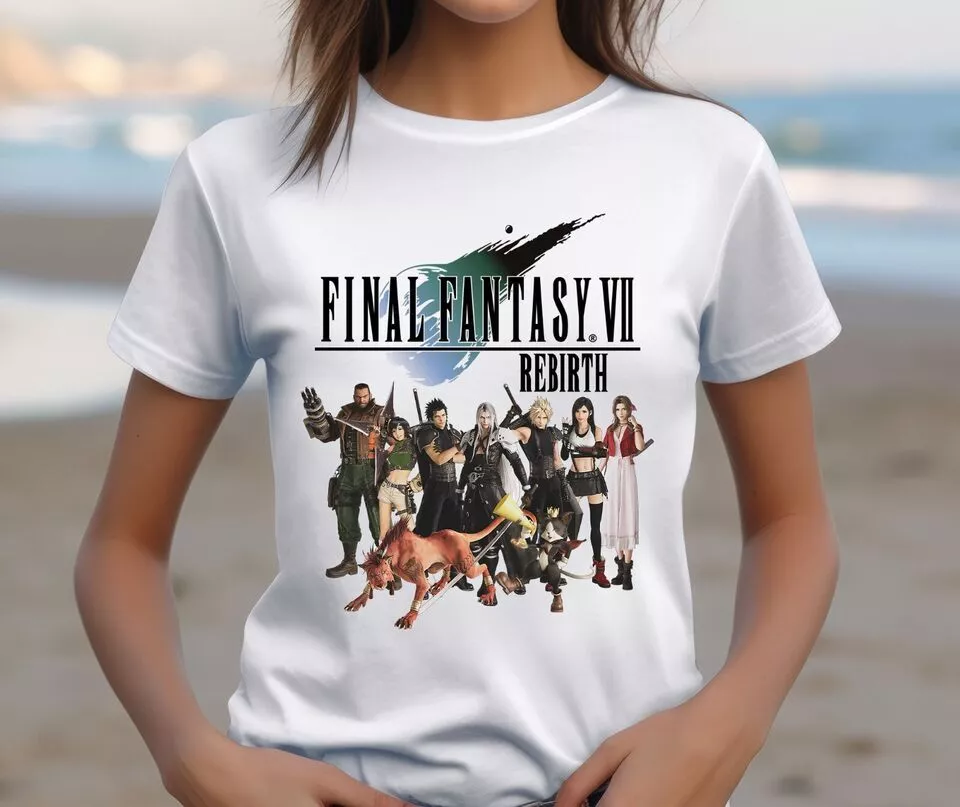 Final Fantasy Vii Rebirth Vintage Retro T-shirt, Final Fantasy 7 ...