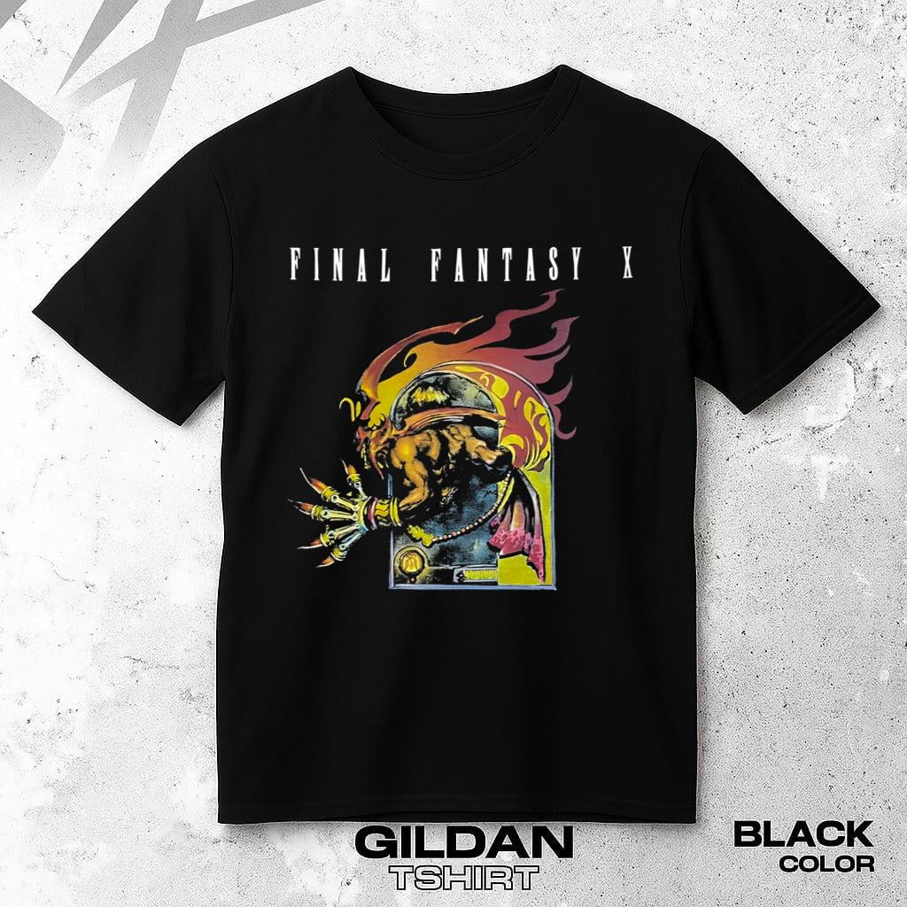 Final Fantasy X Ifrit Fayth Classic JRPG Video Game Fan Art Unisex T ...