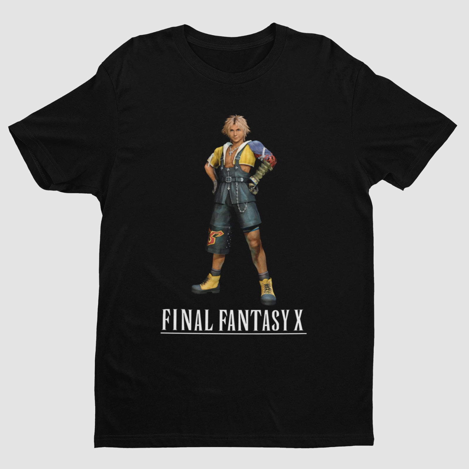 Final Fantasy X Tidus Key Art Premium Unisex T-shirt | Gifts for Gamers ...