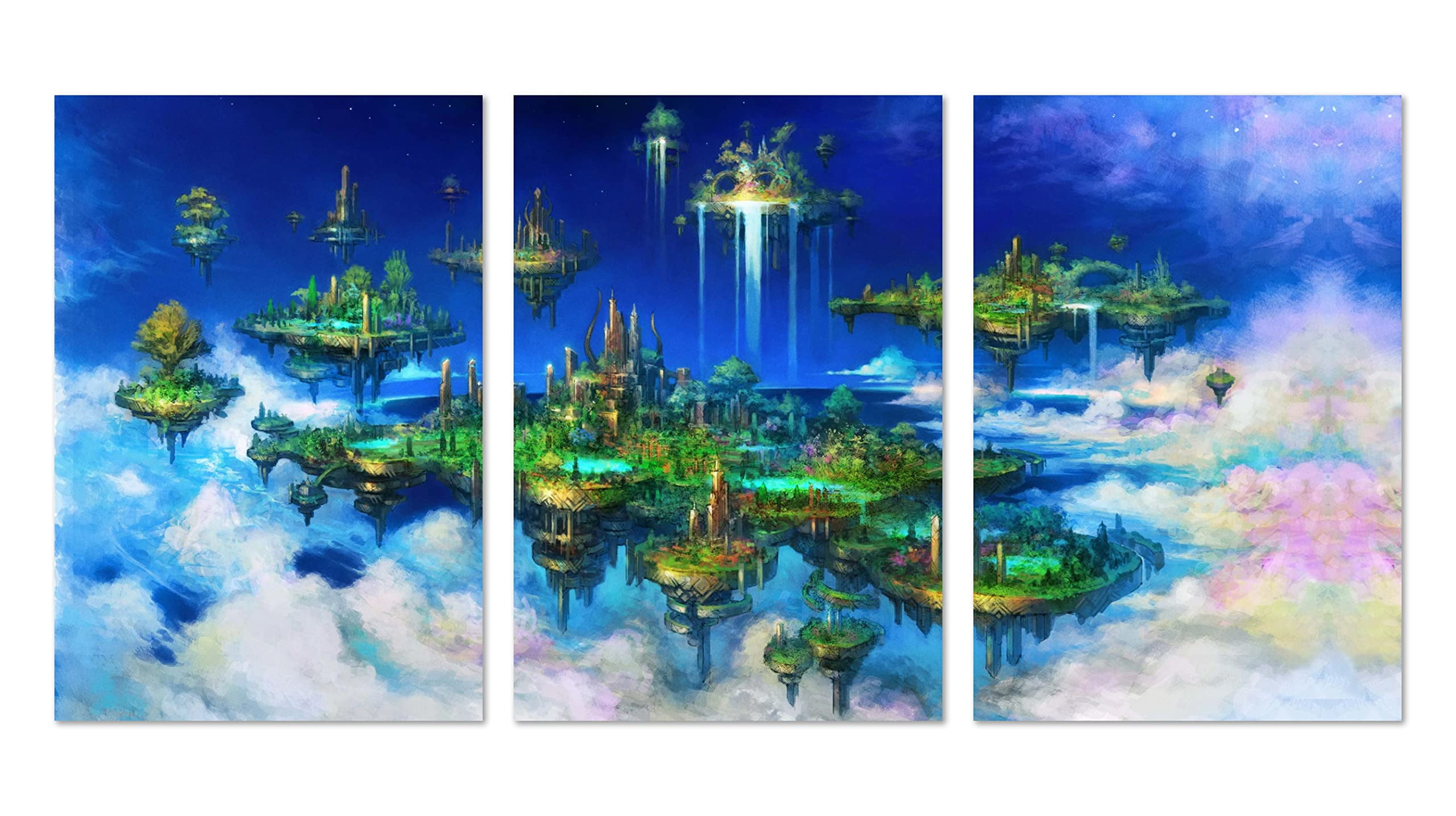 Final Fantasy XIV Elpis Posters EndWalker Edition, 18x24 Inch Set of 3 ...