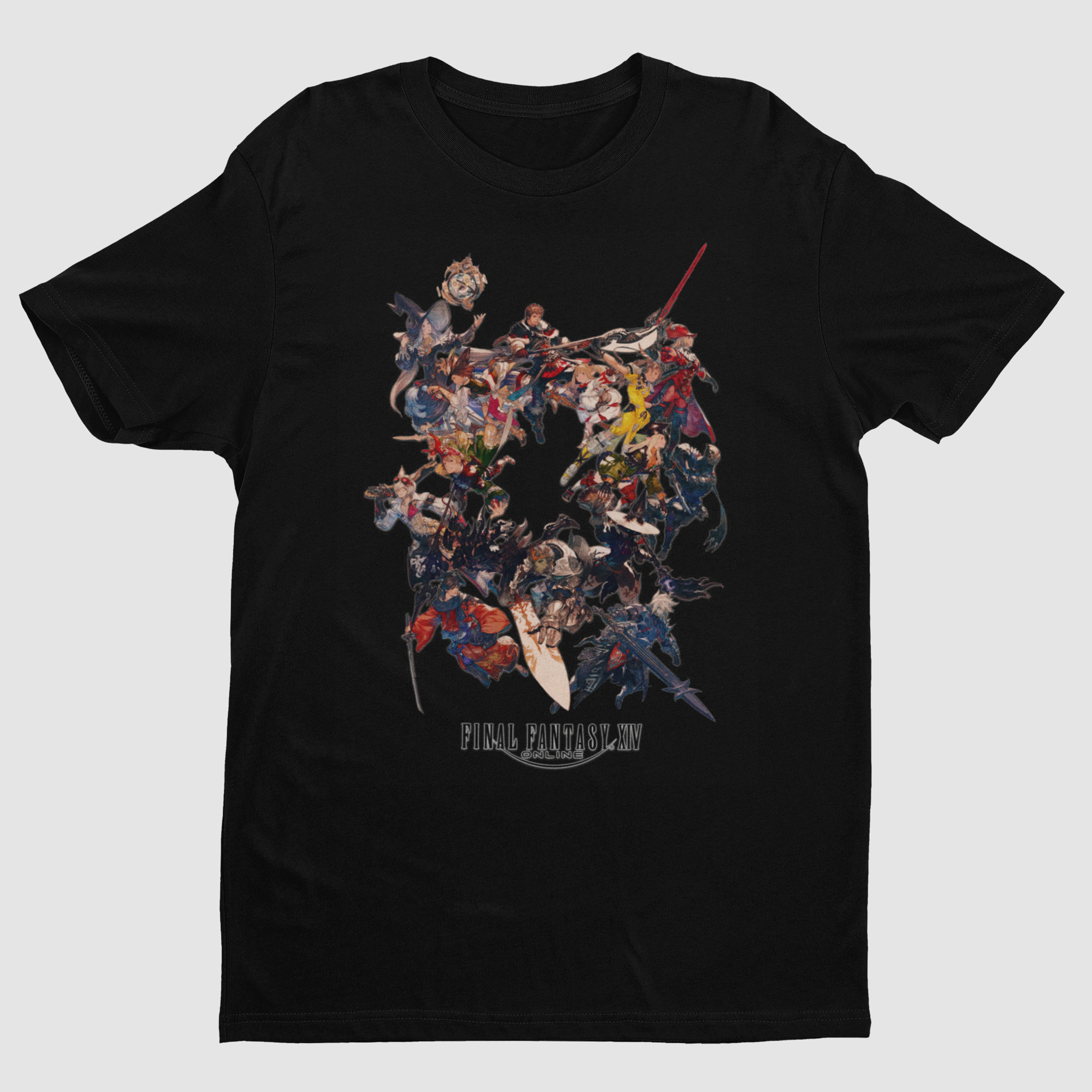 Final Fantasy XIV Online All Jobs Key Art Premium Unisex T-shirt | Tanks Healers DPS, Gifts for ...
