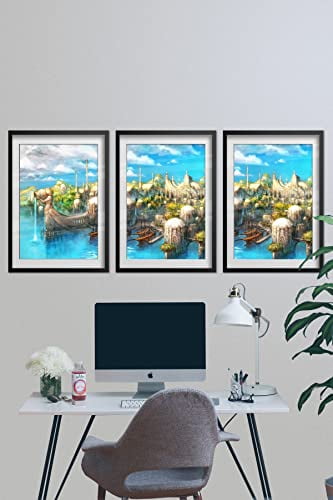 Final Fantasy XIV Online EndWalker Poster: FFXIV Sharlayan | Set of 3 ...