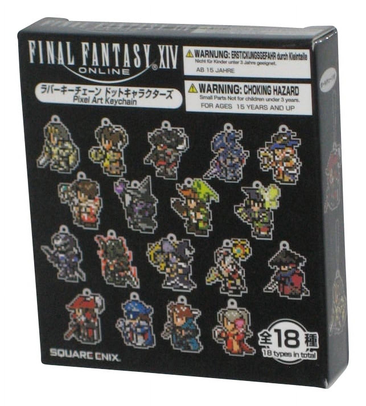 Final Fantasy XIV Online Square-Enix Toys 8-Bit Pixel Art Keychain ...