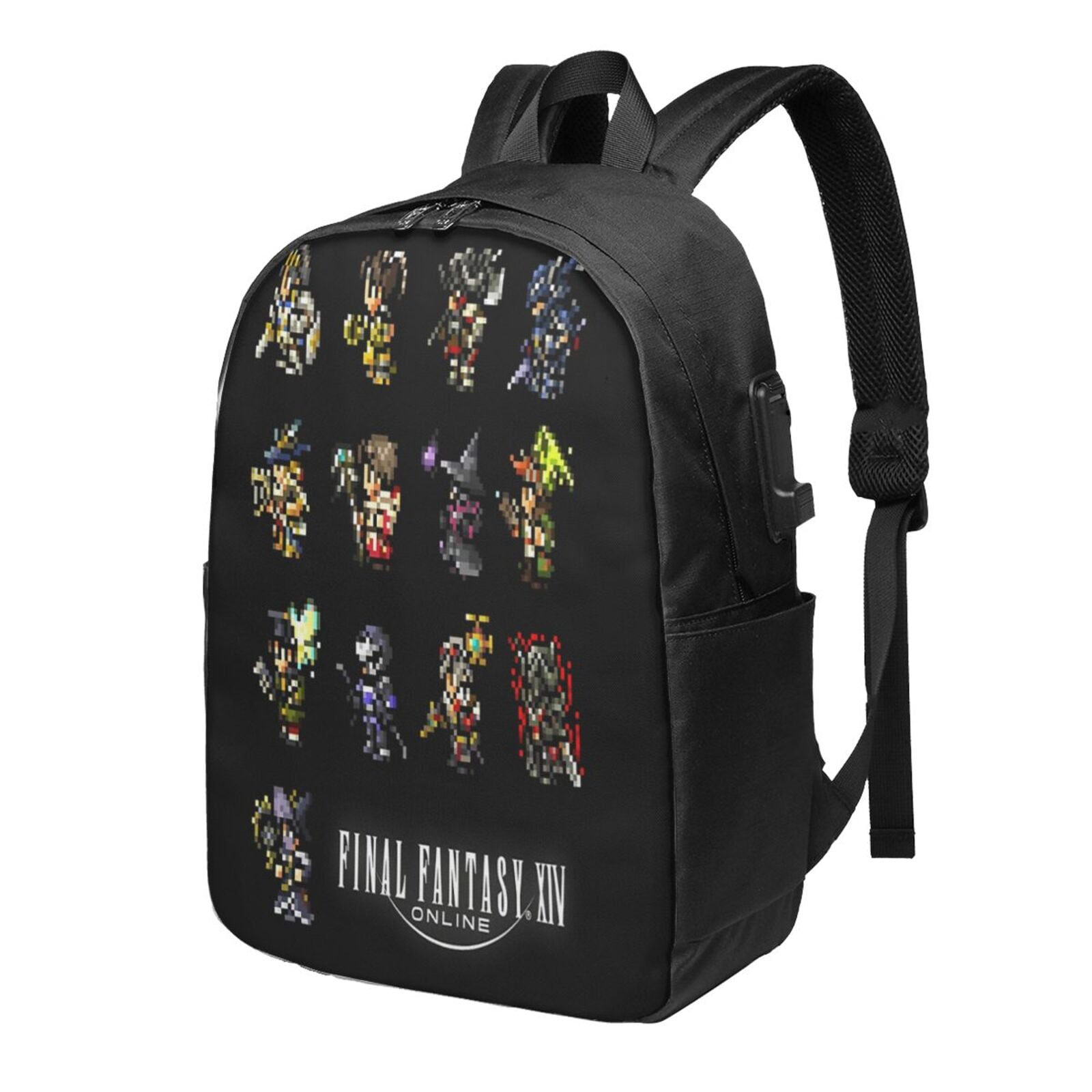 Final Fantasy Xiv 8-Bit Jobs Backpack Fashion Travel Backpack Laptop ...