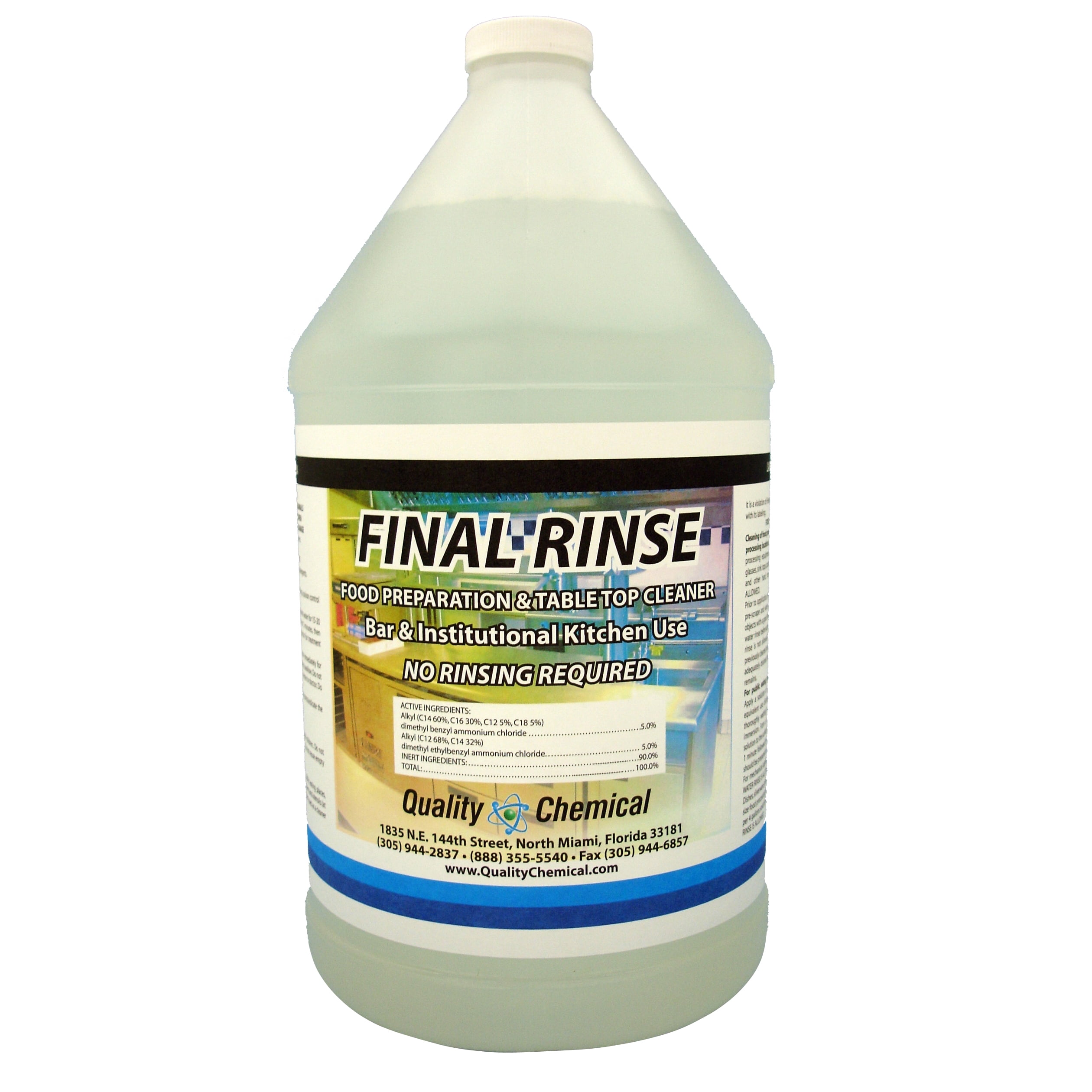 Final Rinse Food Prep Cleaning Solution - 5 gallon pail - Walmart.com