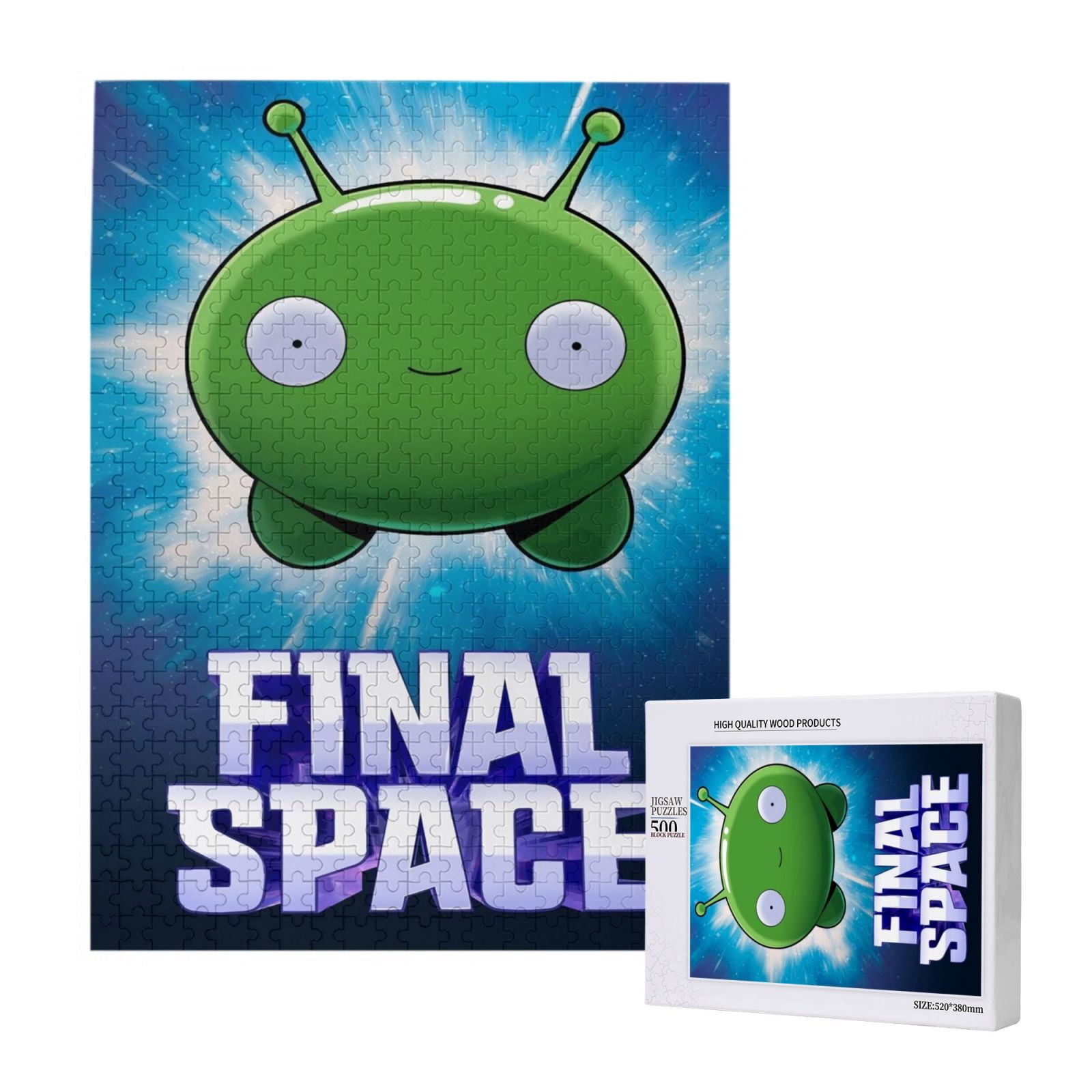 Final Space 300 Piece Jigsaw Puzzle for Kids Adults, Colorful Poster ...