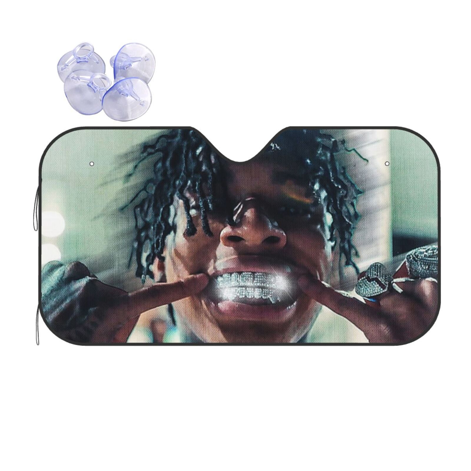 Final Warning NLE Choppa Car Sunshade Accessories Automotive Front ...