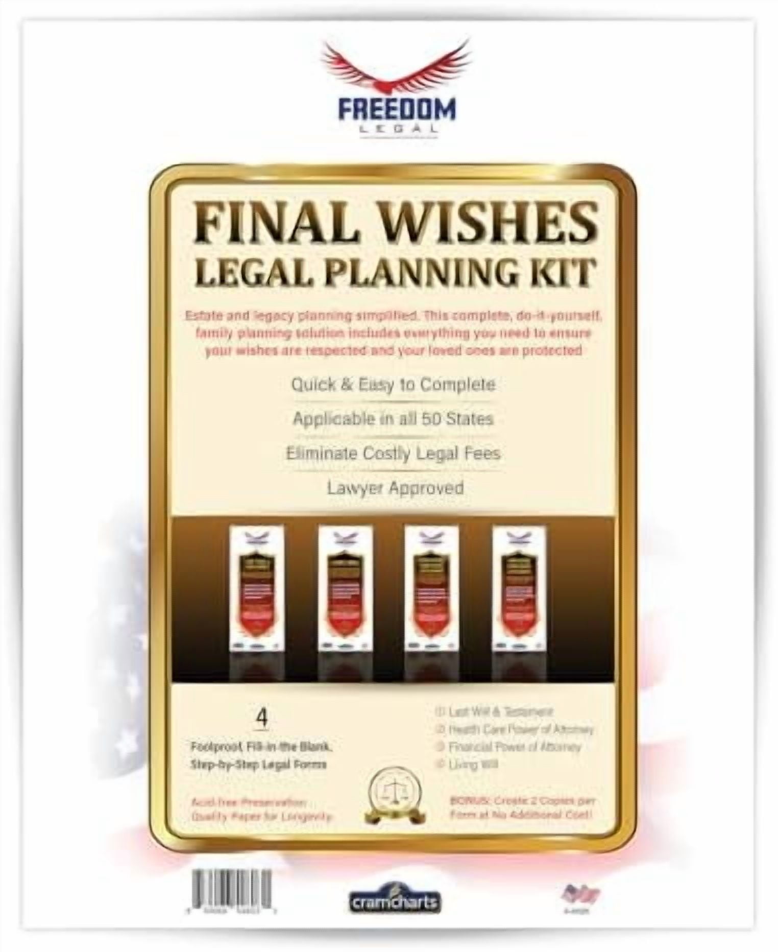 Final Wishes Kit: USA Legal Forms for Family Planning. 4, Fill-in-The ...