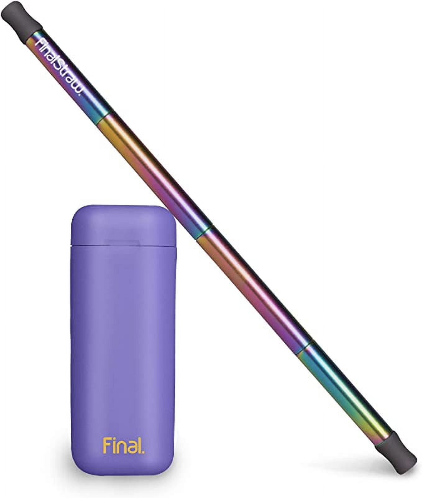 FinalStraw Collapsible, Reusable, Travel-Friendly Metal Straw with ...