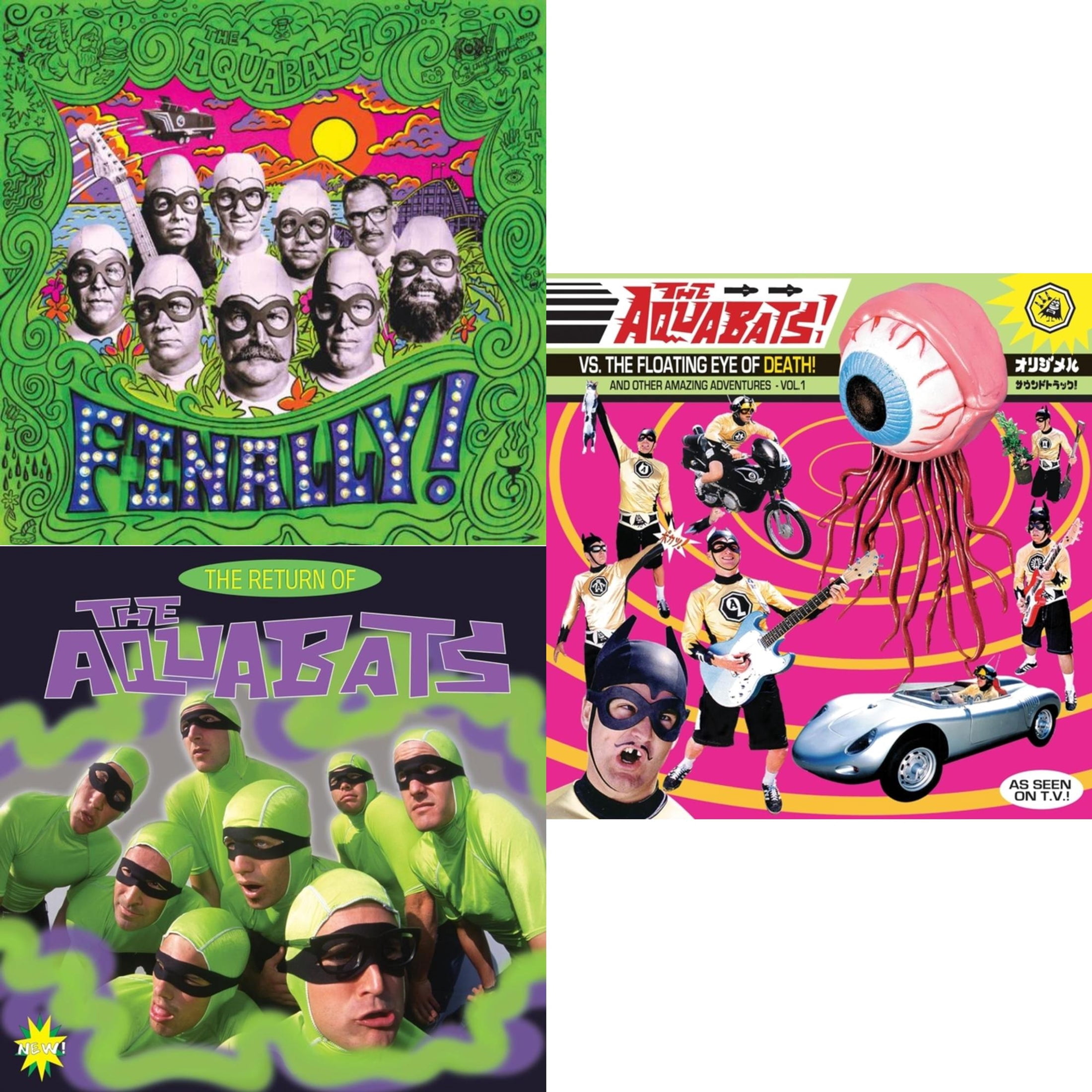 Finally! (2LP) & Return Of The Aquabats & Aquabats Vs. The Floating Eye ...
