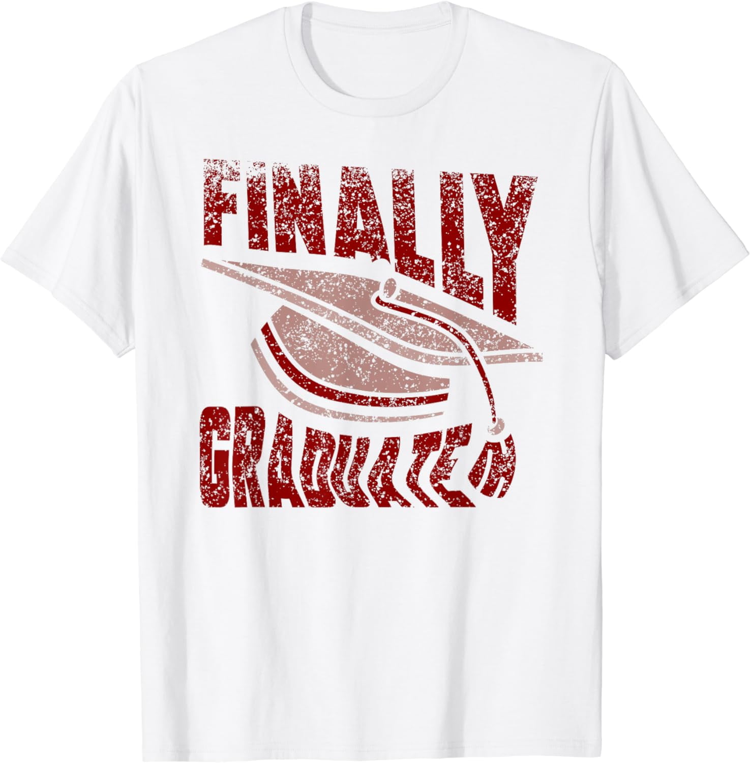 Finally Graduated Graduation Graduating Graduate Short T-Shirt ...