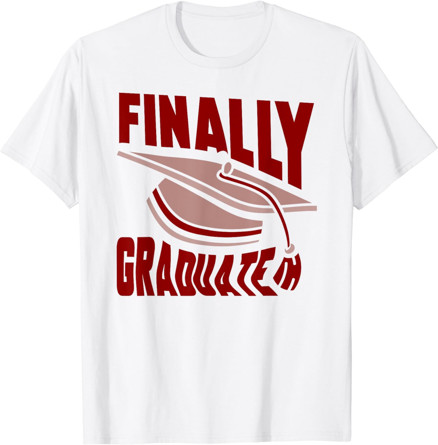 Finally Graduated Graduation Graduating Graduate T-Shirt - Walmart.com