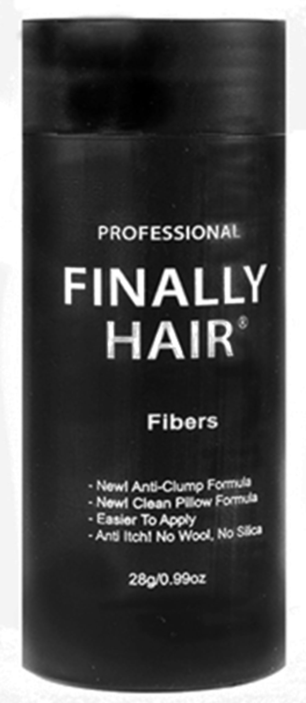 Finally Hair - Hair Fibers - Dark Grey - Full Applicator Bottle - 28gr ...