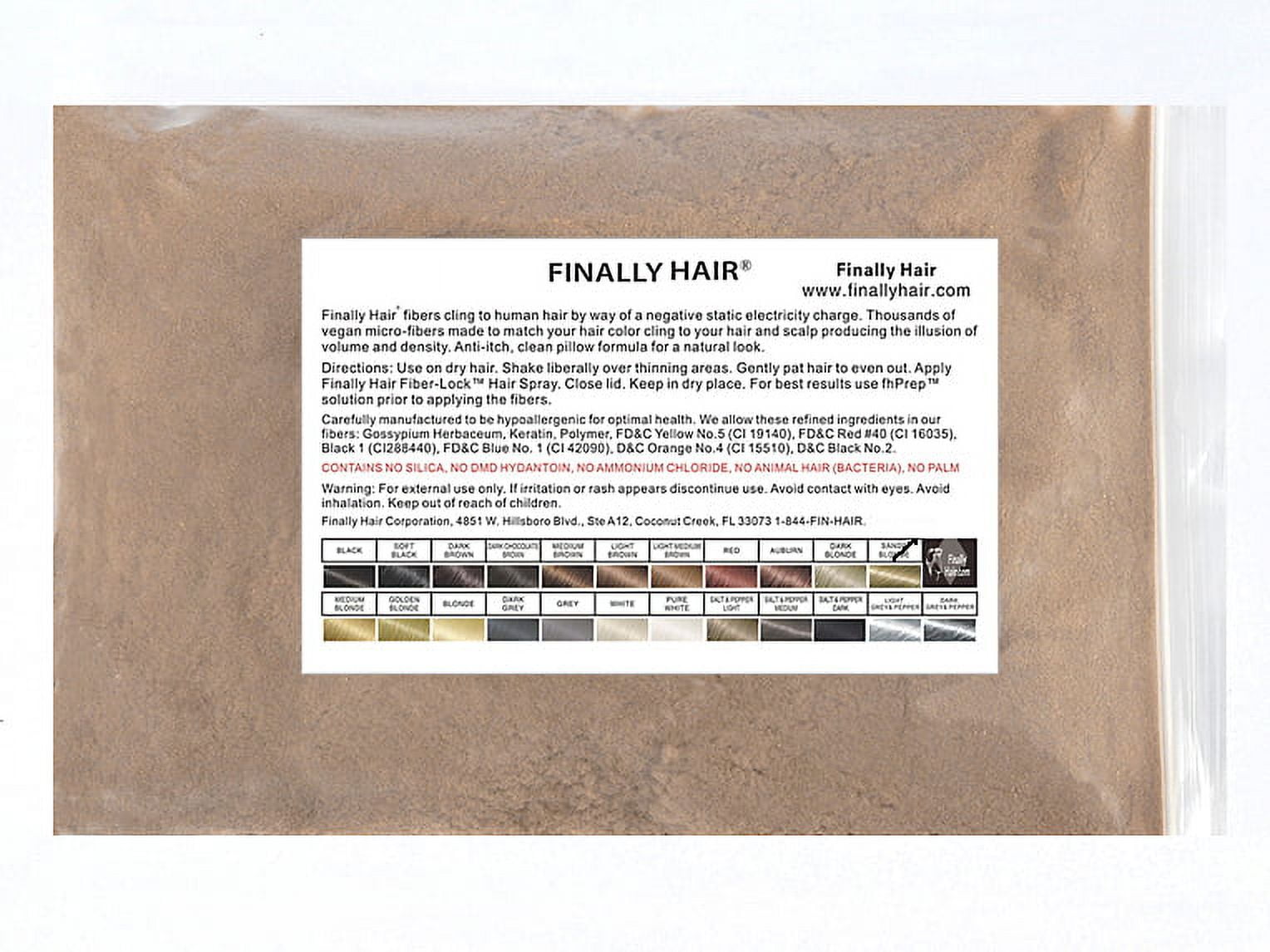 Finally Hair - Hair Fibers - Refill Bag - Sandy Blonde - 100 Gram (3.5 ...