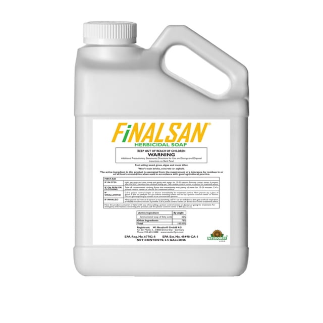 Finalsan OMRI Listed Organic Weed Killer, Fast Acting, Biodegradable ...