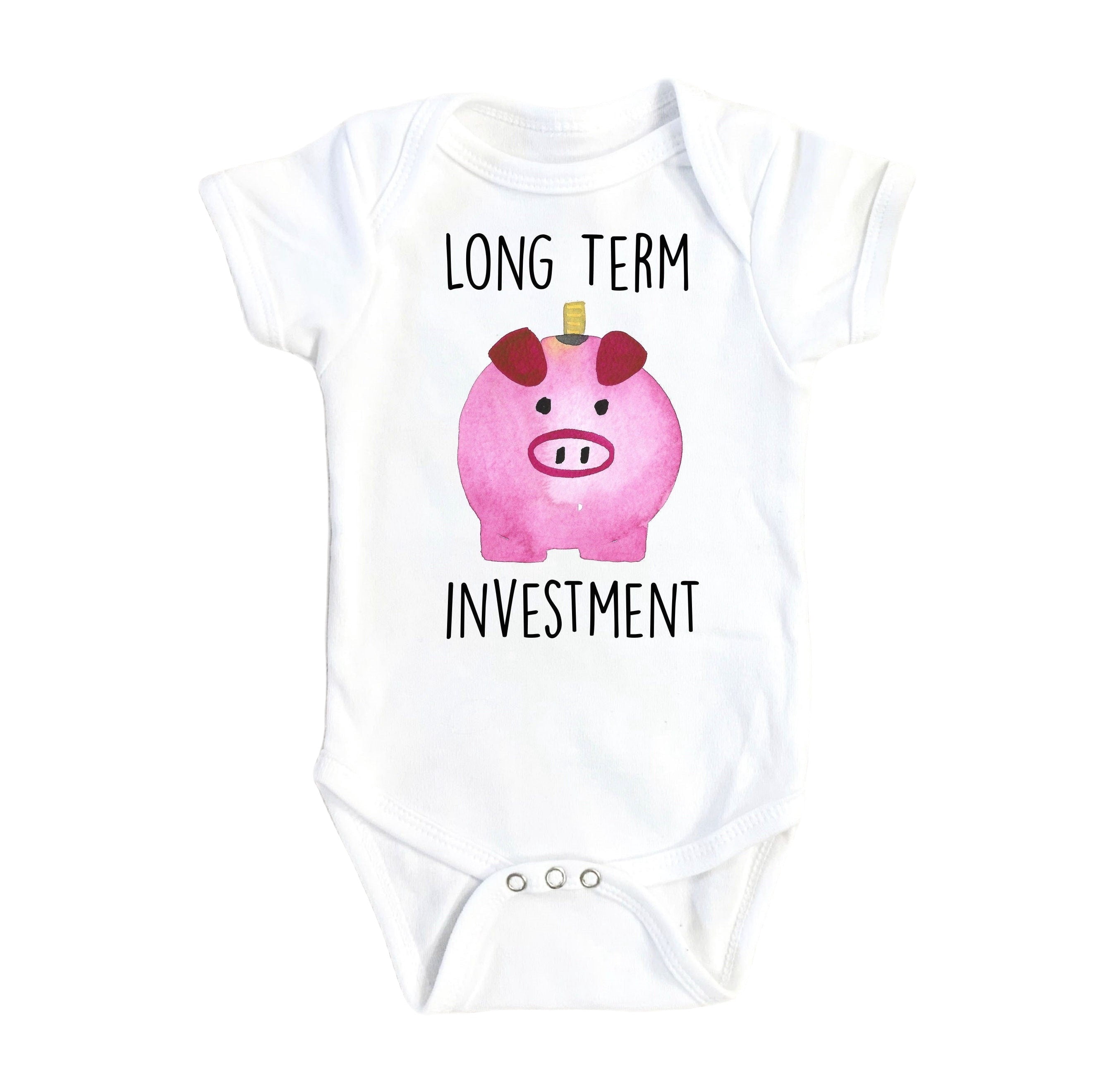 Finance Pig - Baby Boy Girl Clothes Infant Bodysuit Funny Cute Newborn ...