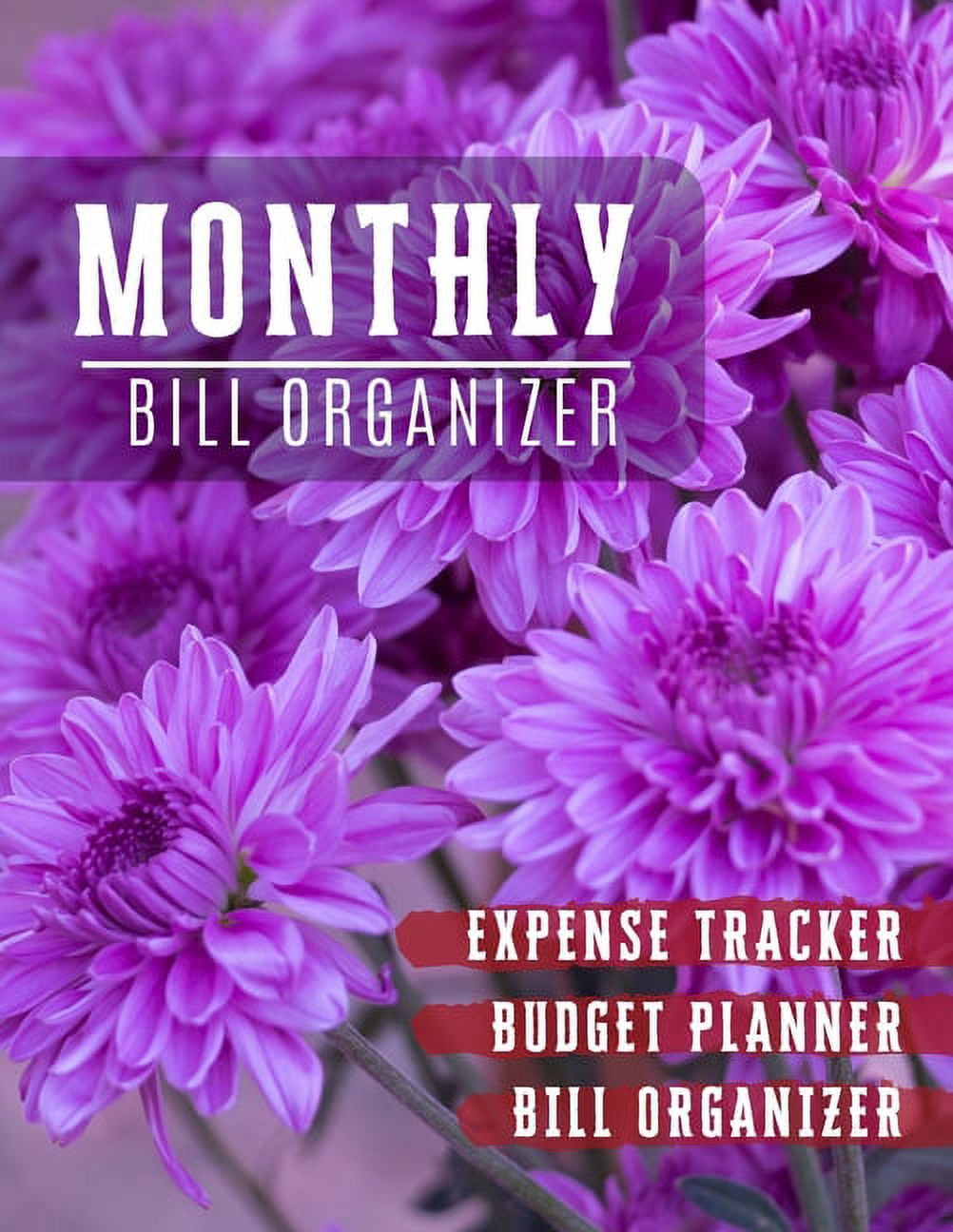 Financial Planner Budget Book: Monthly Bill Organizer : bill paying ...