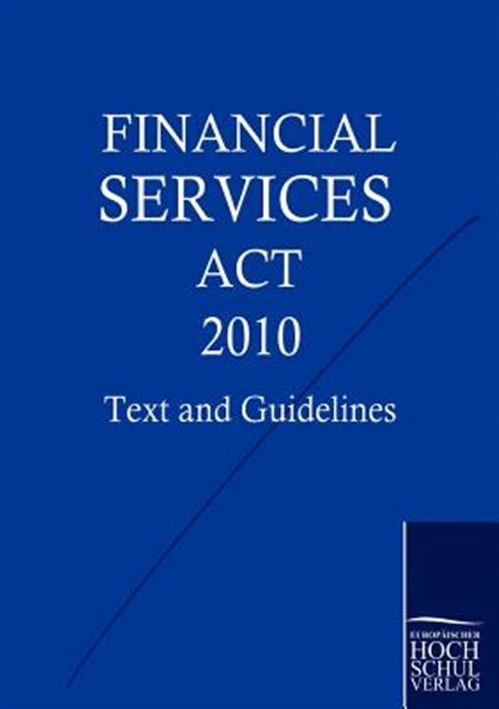 Pre-Owned Financial Services Act 2010 : Text and Guidelines - Walmart.com