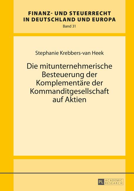 Finanz- Und Steuerrecht in Deutschland Und Europa: Die ...