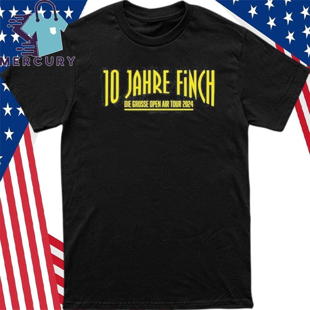 Finch 10 Jahre Finch Tour 2024 T-shirt - Walmart.com