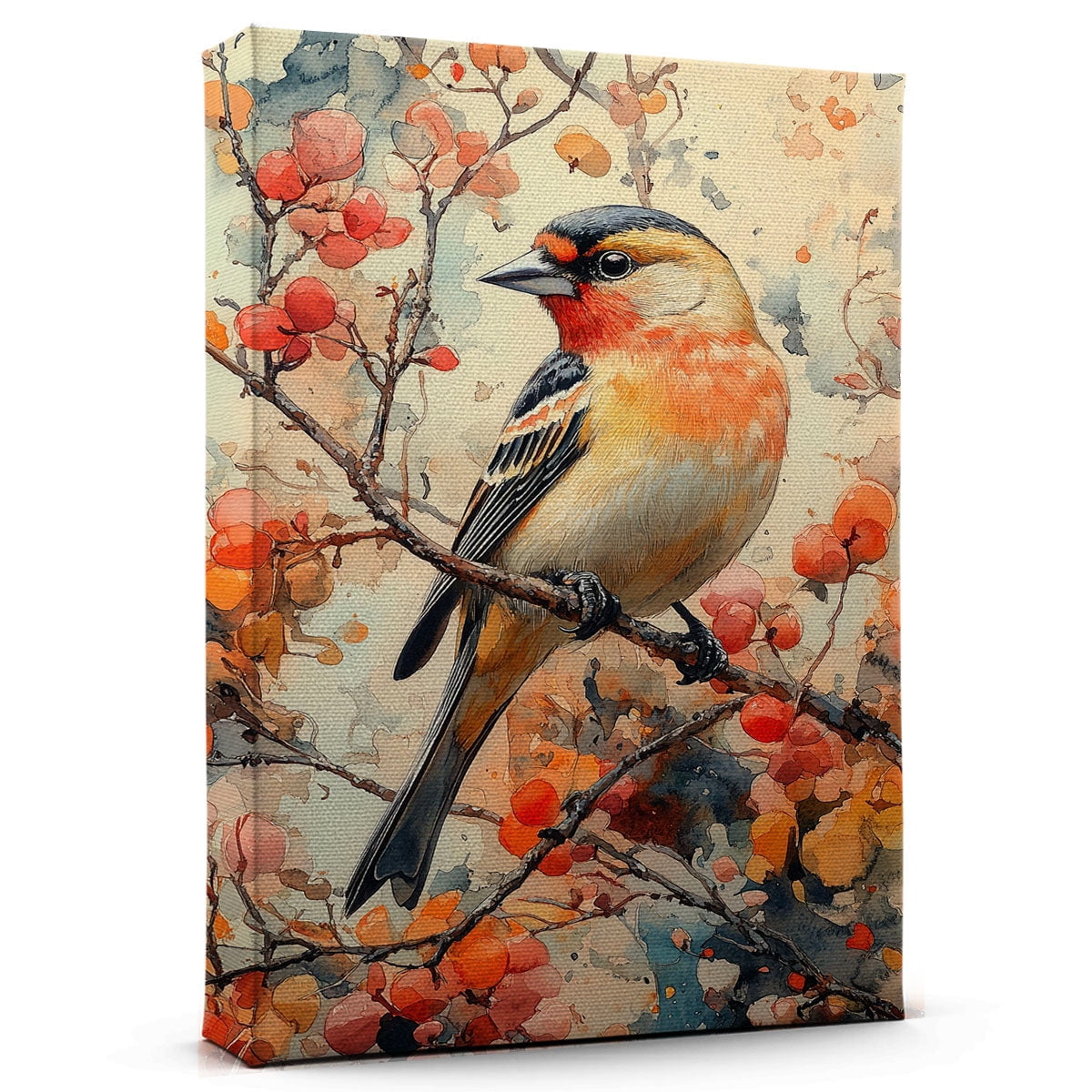 Finch American Goldfinch Canvas Art Animals, Colorful Finch American ...
