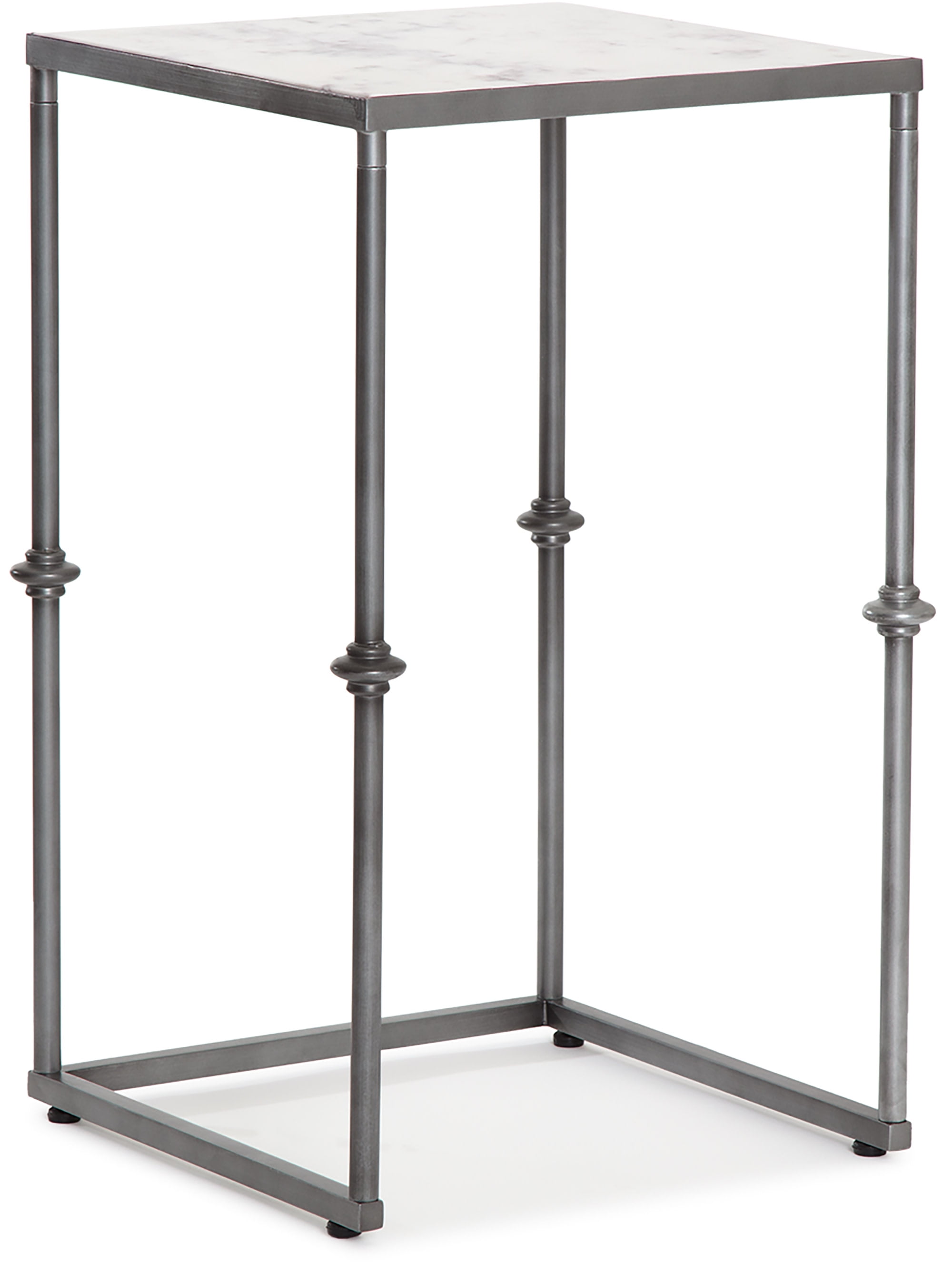 Finch Berlin Solid Marble Side Table White - Walmart.com