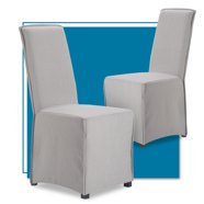 Alden Design Mid-Century Metal Dining Chairs with Woven Hemp Seat, Set ...