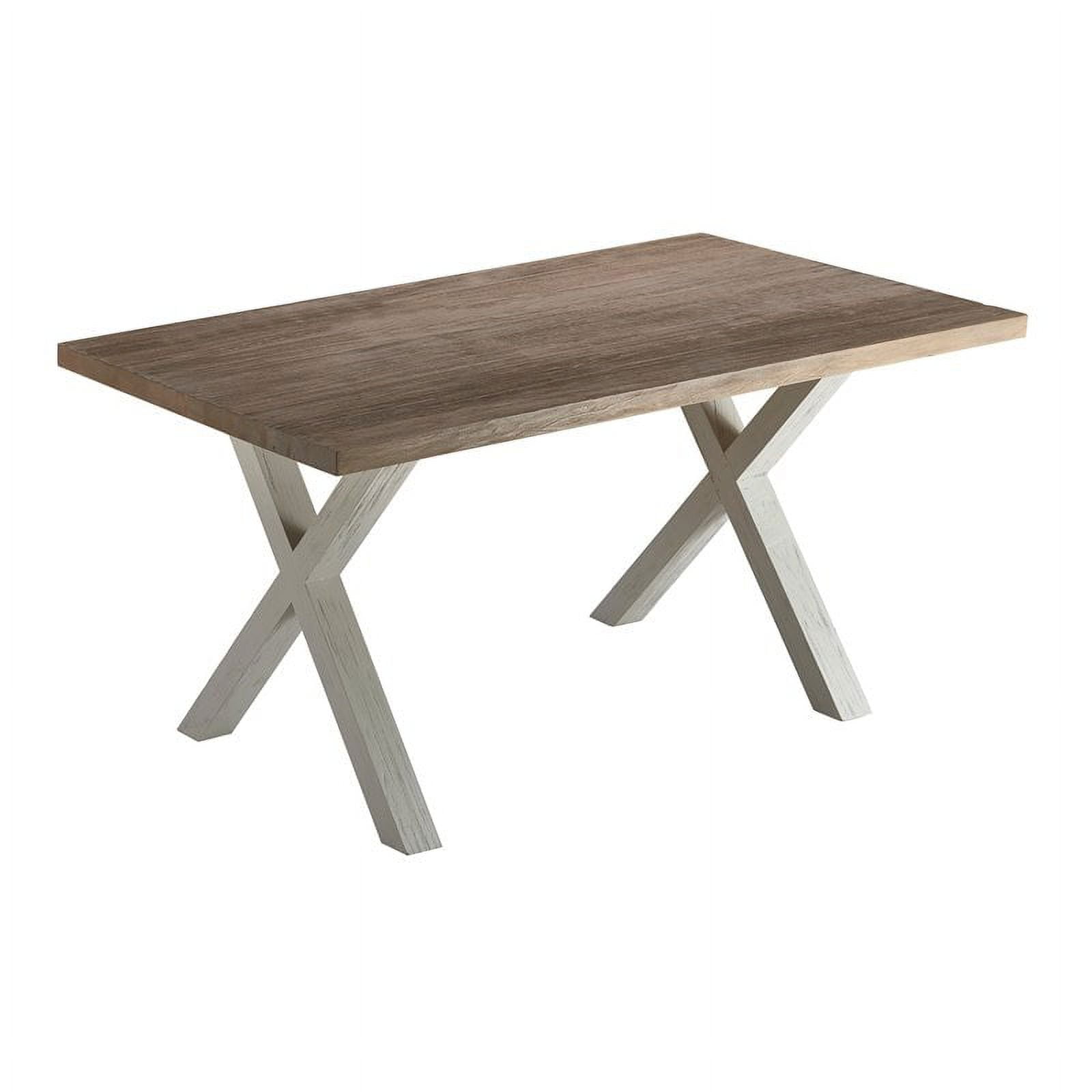 Finch Westport Cross Base Dining Table Gray - Walmart.com