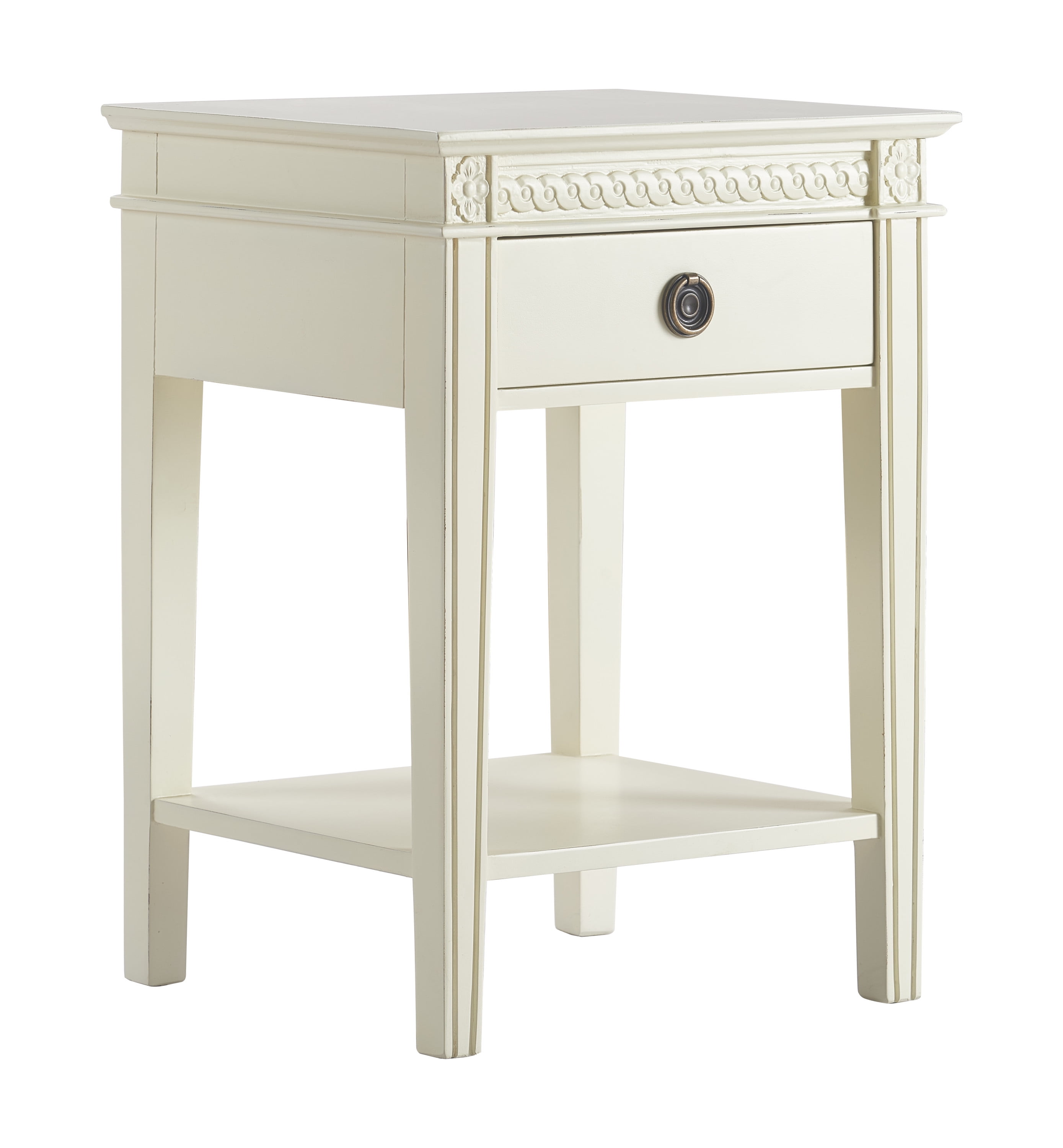 Finch Westport Modern Bedside Accent End Table with Storage, Vintage ...