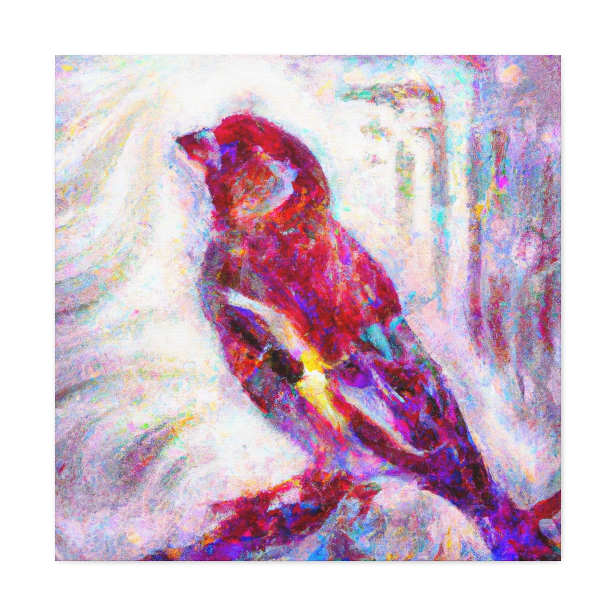 Finch at Sunset Glow - Canvas - Walmart.com