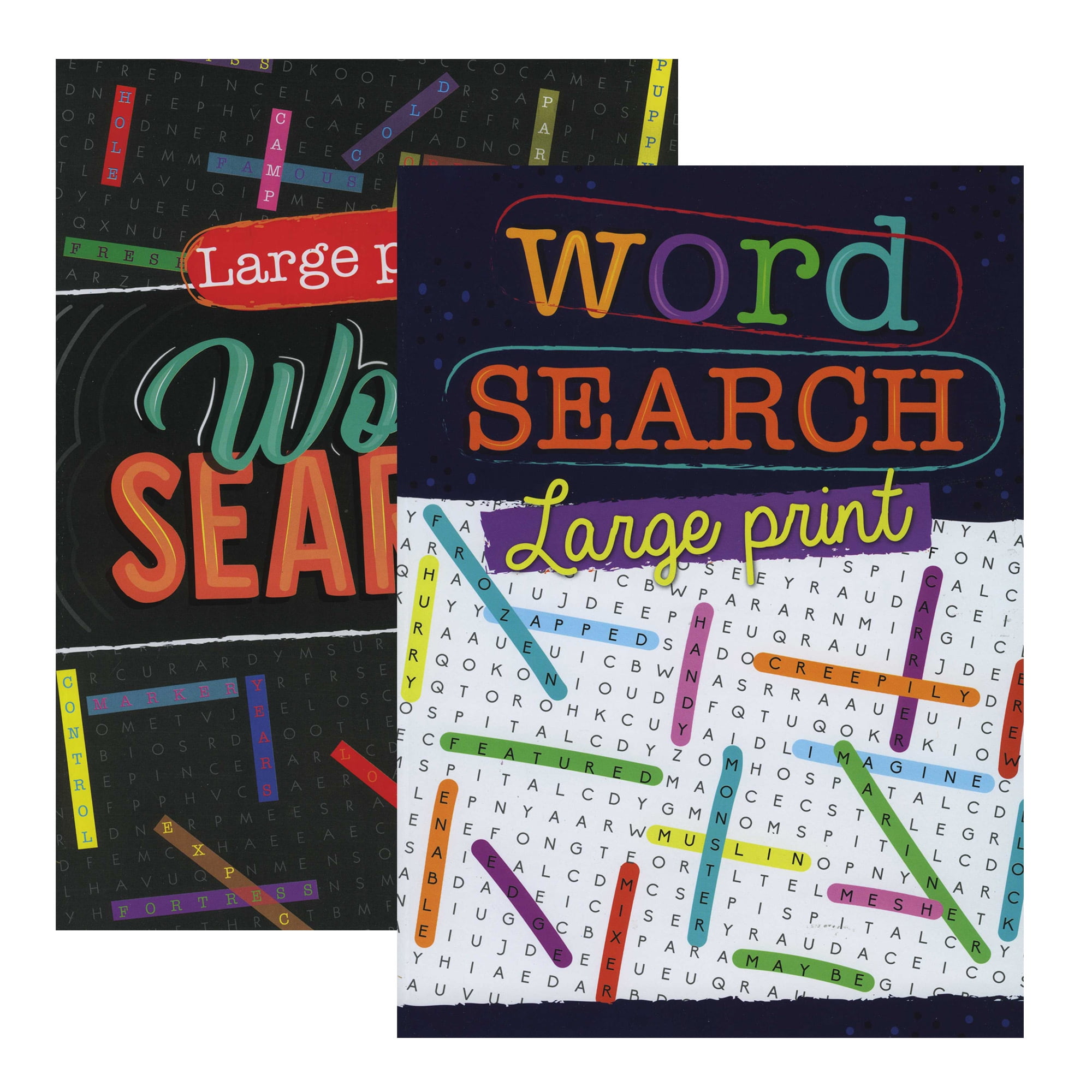 Find A Word Puzzles Books, 2 Titles, Word Search Finds Words Books, 48 ...
