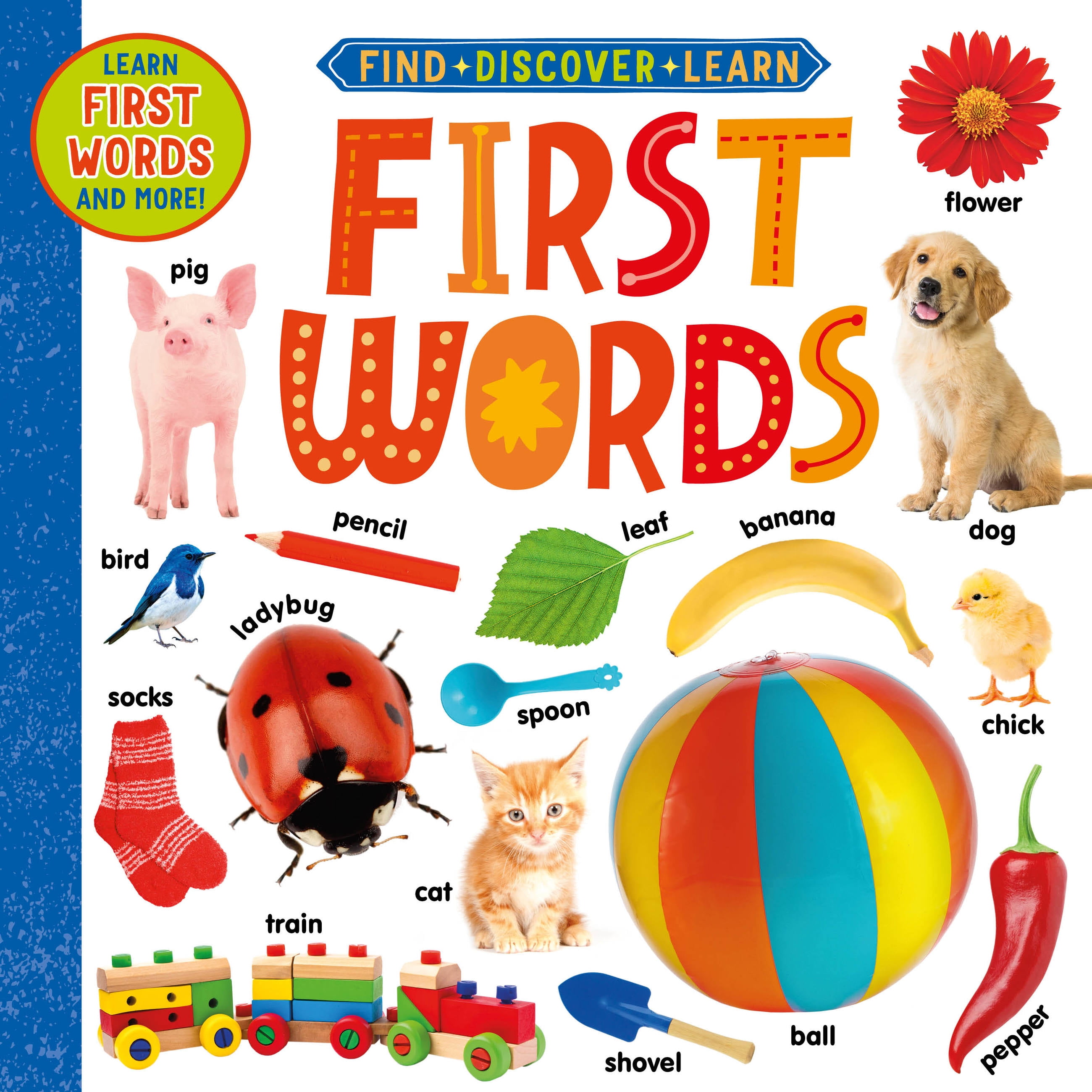 Find, Discover, Learn: First Words (Board book) - Walmart.com