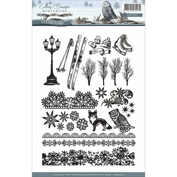 Find It Amy Design Wintertide Clear Stamps- - Walmart.com