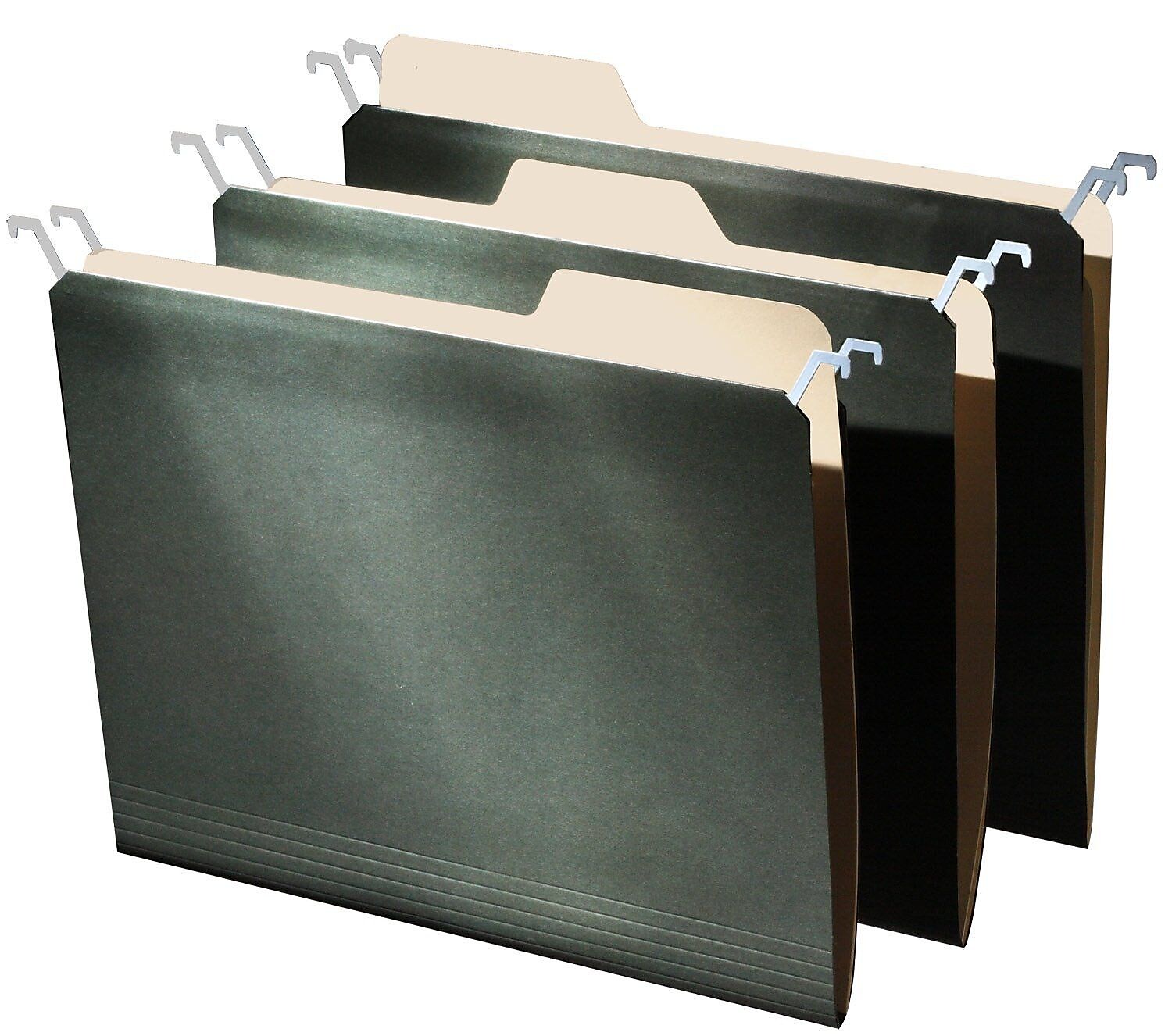 Find It, IDEFT07033, Hanging File Holders, 20 / Pack, Green - Walmart.com