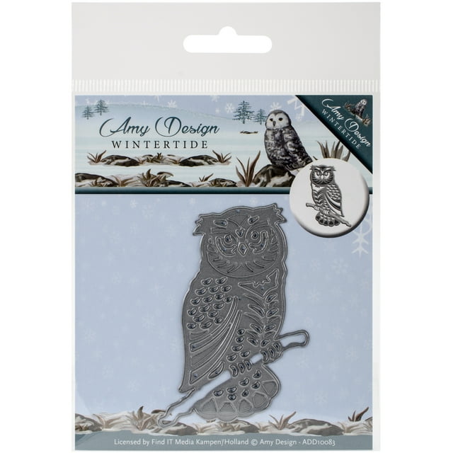 Find It Trading Amy Design Wintertide Die - Owl - Walmart.com