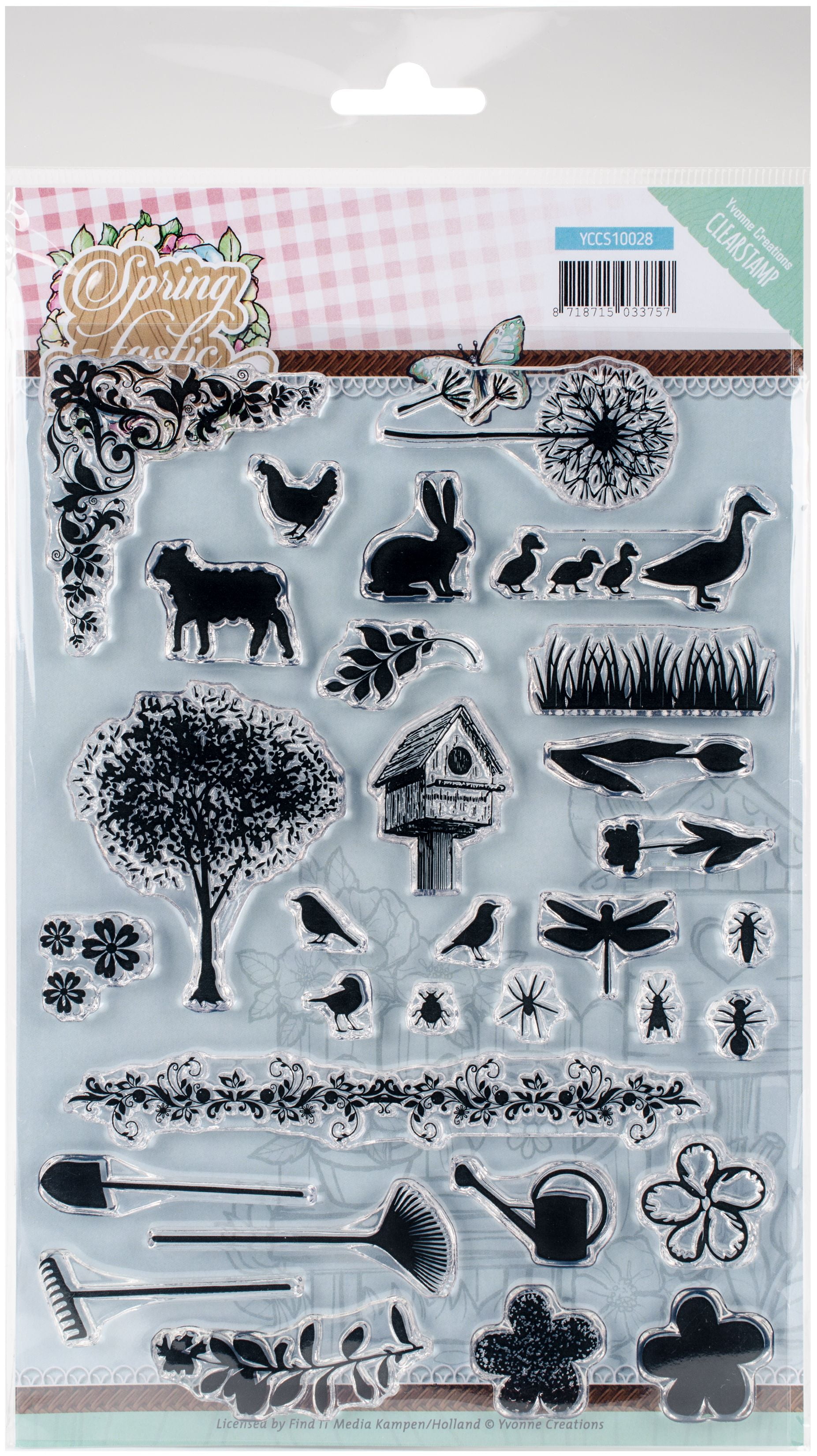 Find It Yvonne Creations Springtastic Clear Stamps - Walmart.com