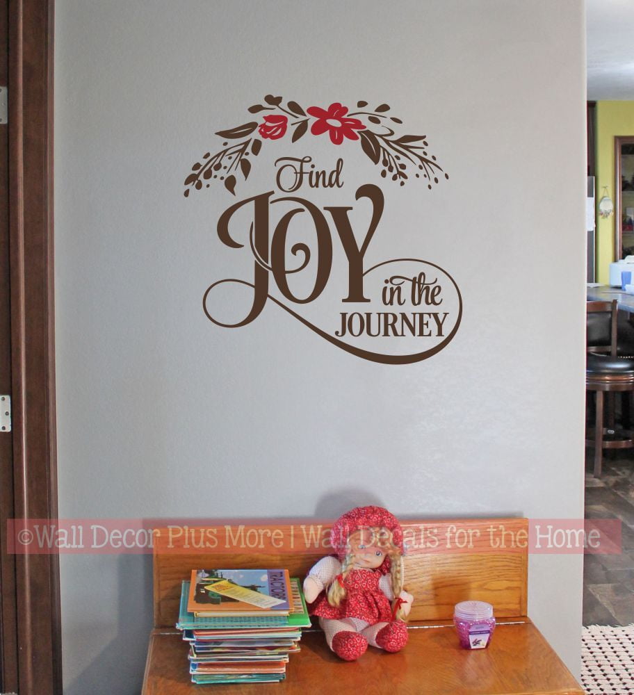 Find Joy In Journey Inspirational Vinyl Decals - Wall Decals Quotes ...