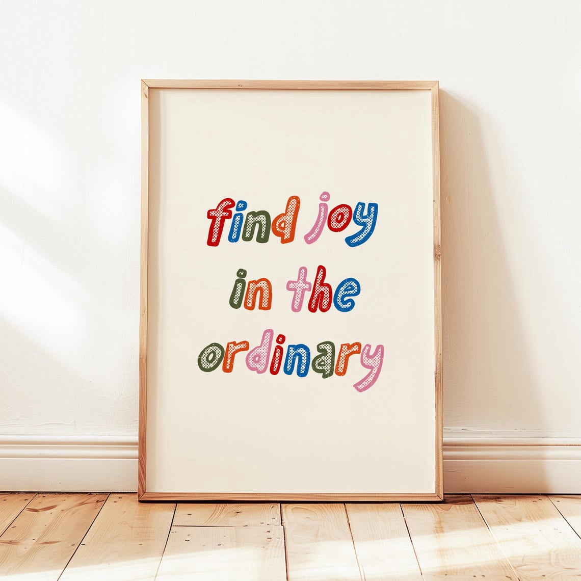 Find Joy In The Ordinary Poster Positive Affirmations Office ...