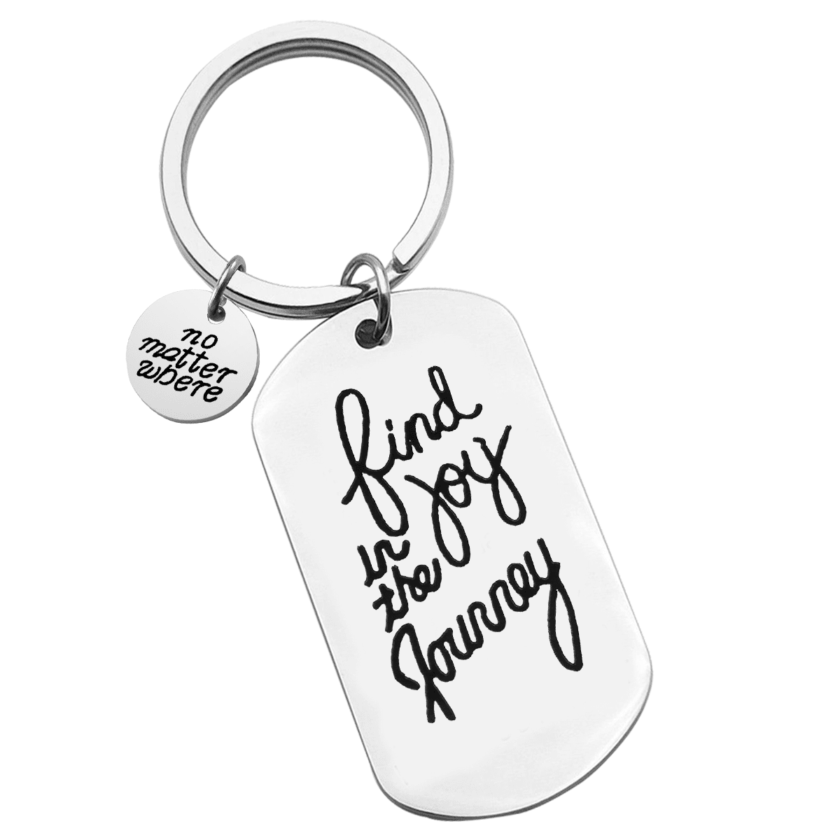 Find Joy in The Journey Keychain Happy Camper RV Trailer Keyring Enjoy ...
