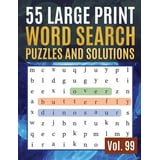 Find Words for Adults & Seniors: 55 Large Print Word Search Puzzles and ...