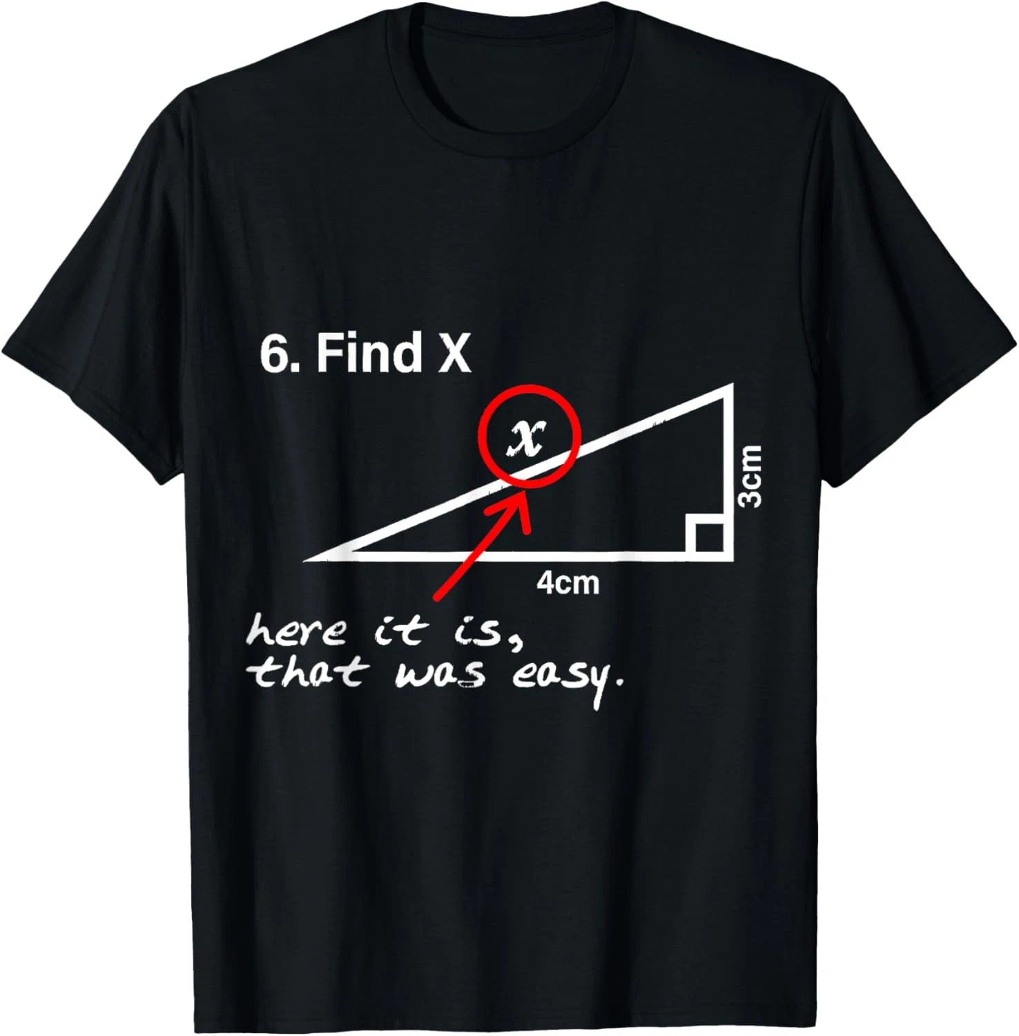 Find X Math Lover Funny Quote Clever Geometry Humor Classroom Fun ...