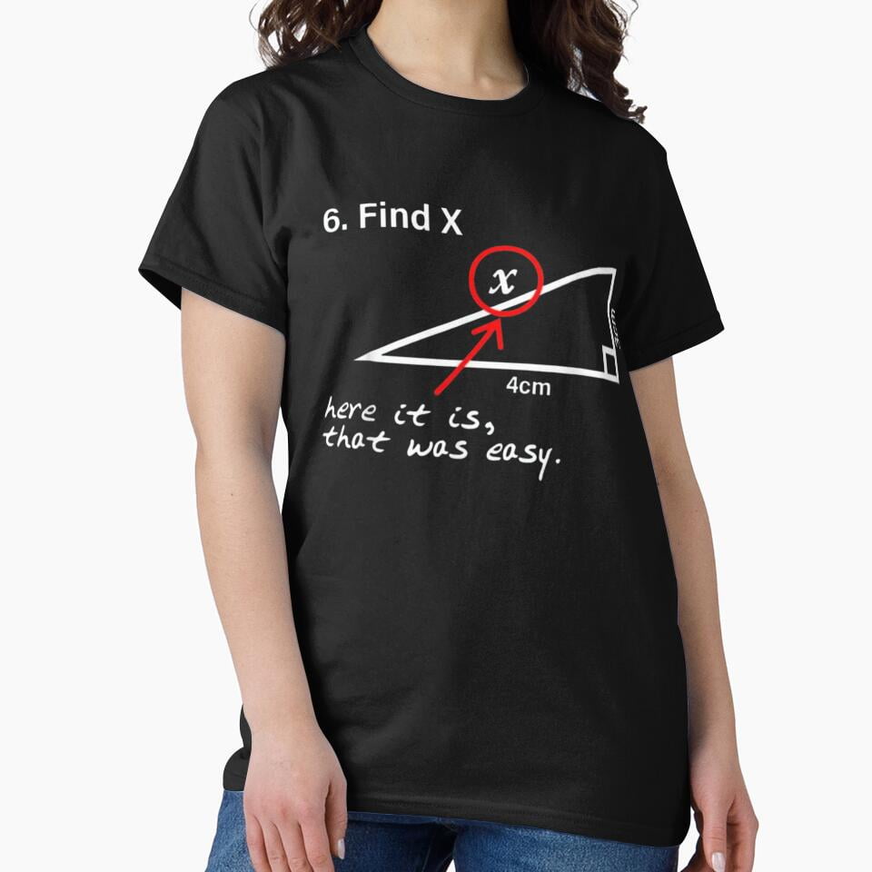 Find X Slushy Noobz Meme Funny Math Humor Retro Joke Art Unisex T-Shirt ...
