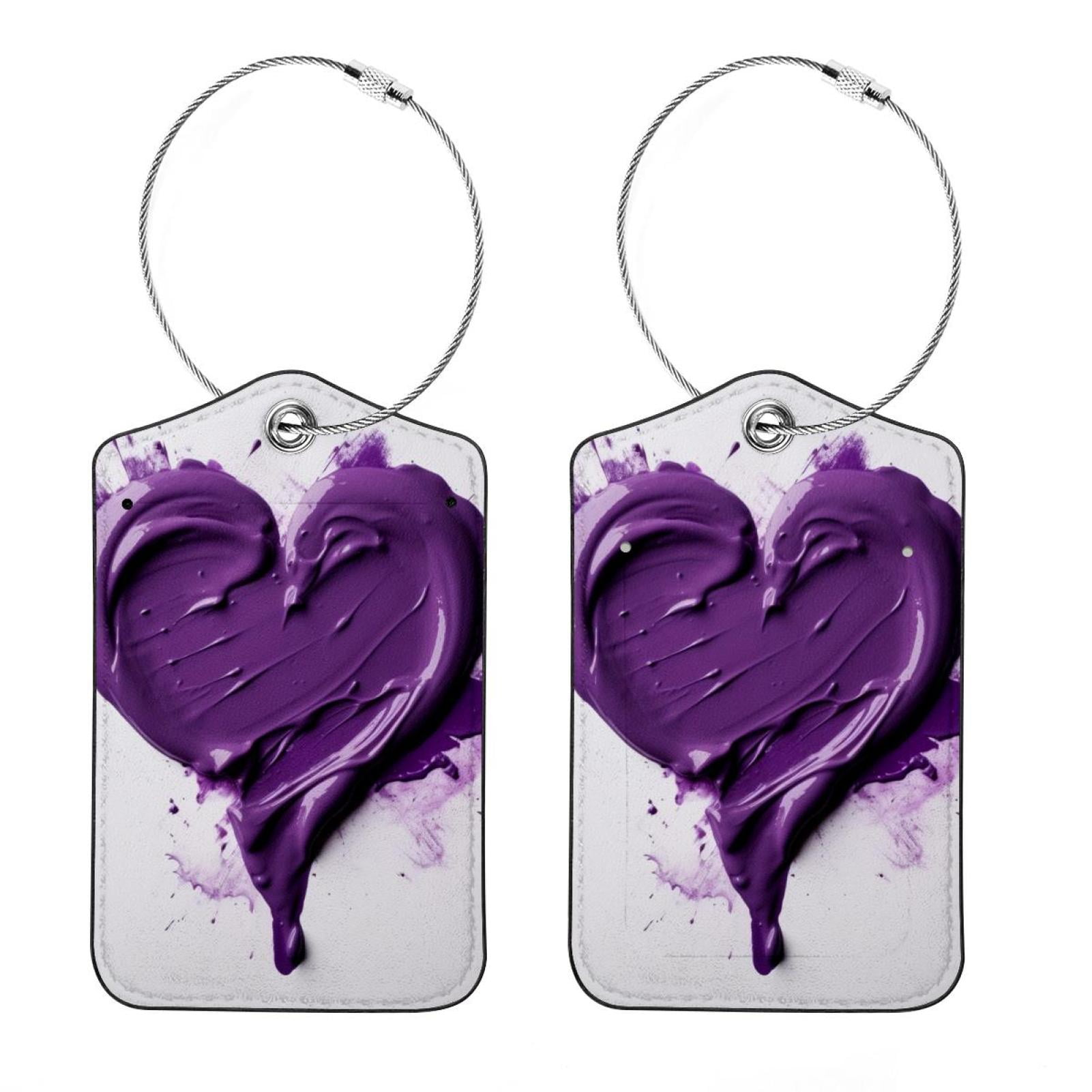 Find Your Bag with Ease: Metal Loop Lock Baggage Tags with Privacy Flap ...